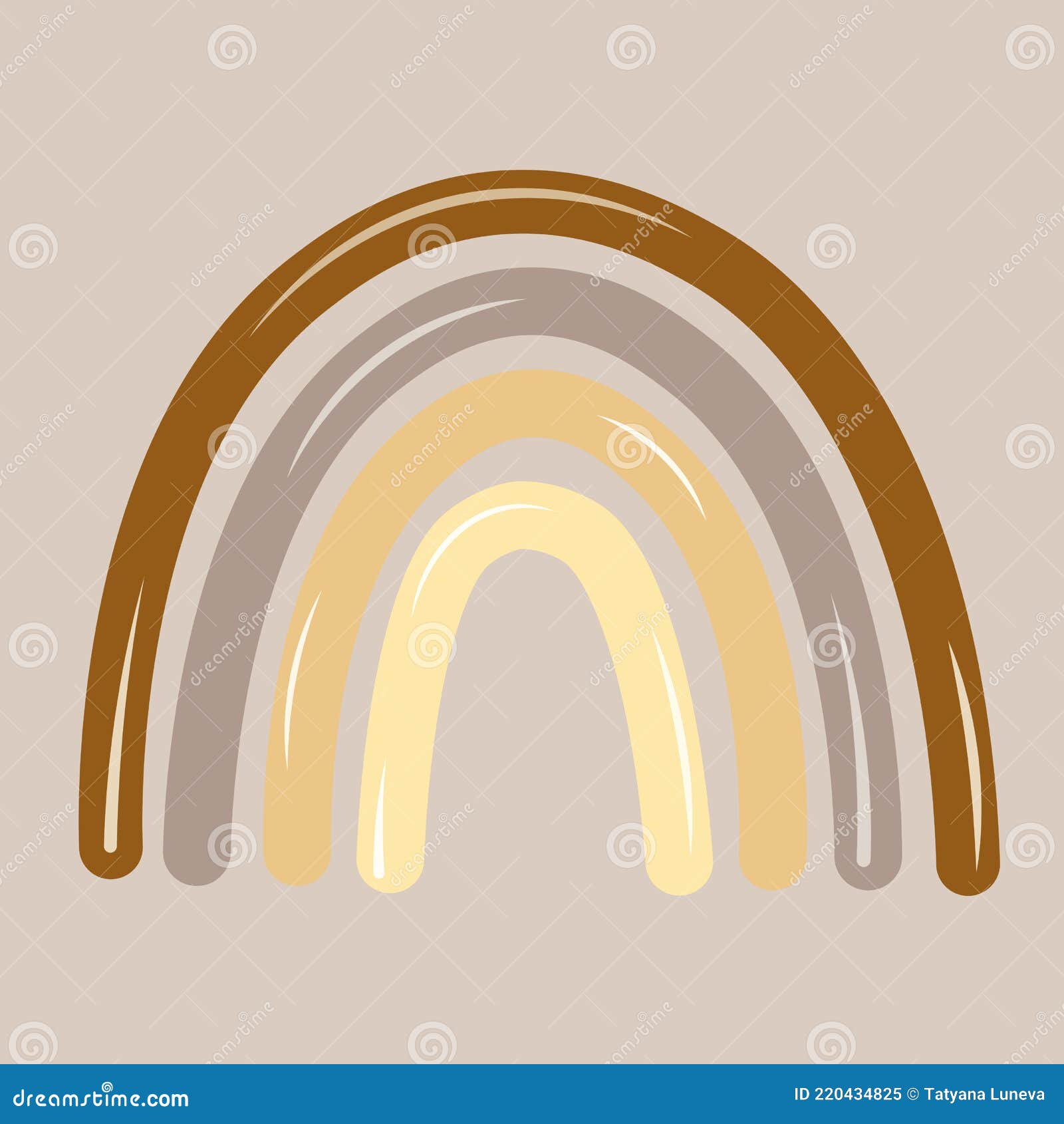 Boho Rainbow in Scandinavian Style. a Minimalistic Bohemian Rainbow ...