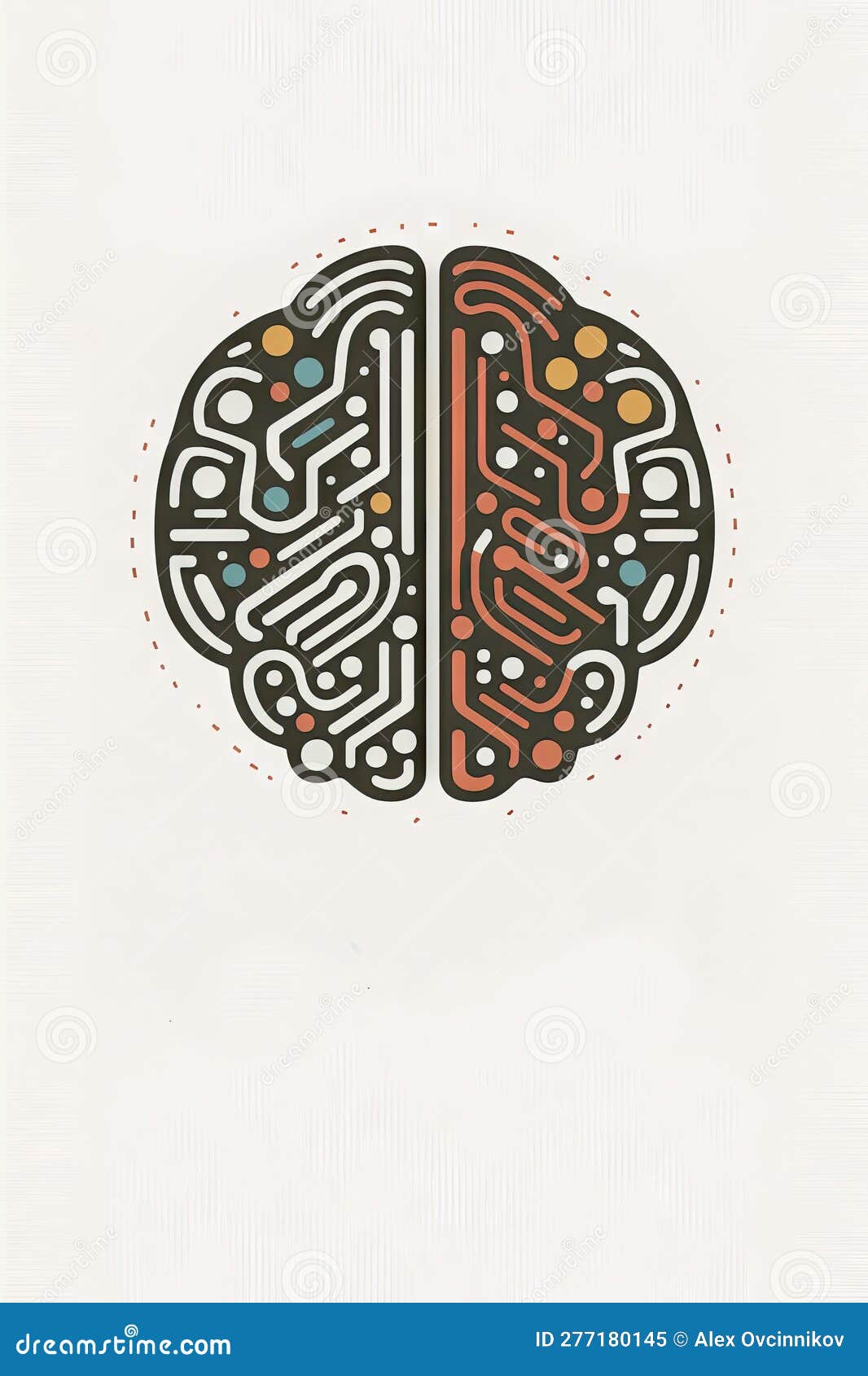 Minimalistic Brain Logo Design for Artificial Intelligence. Perfect for ...