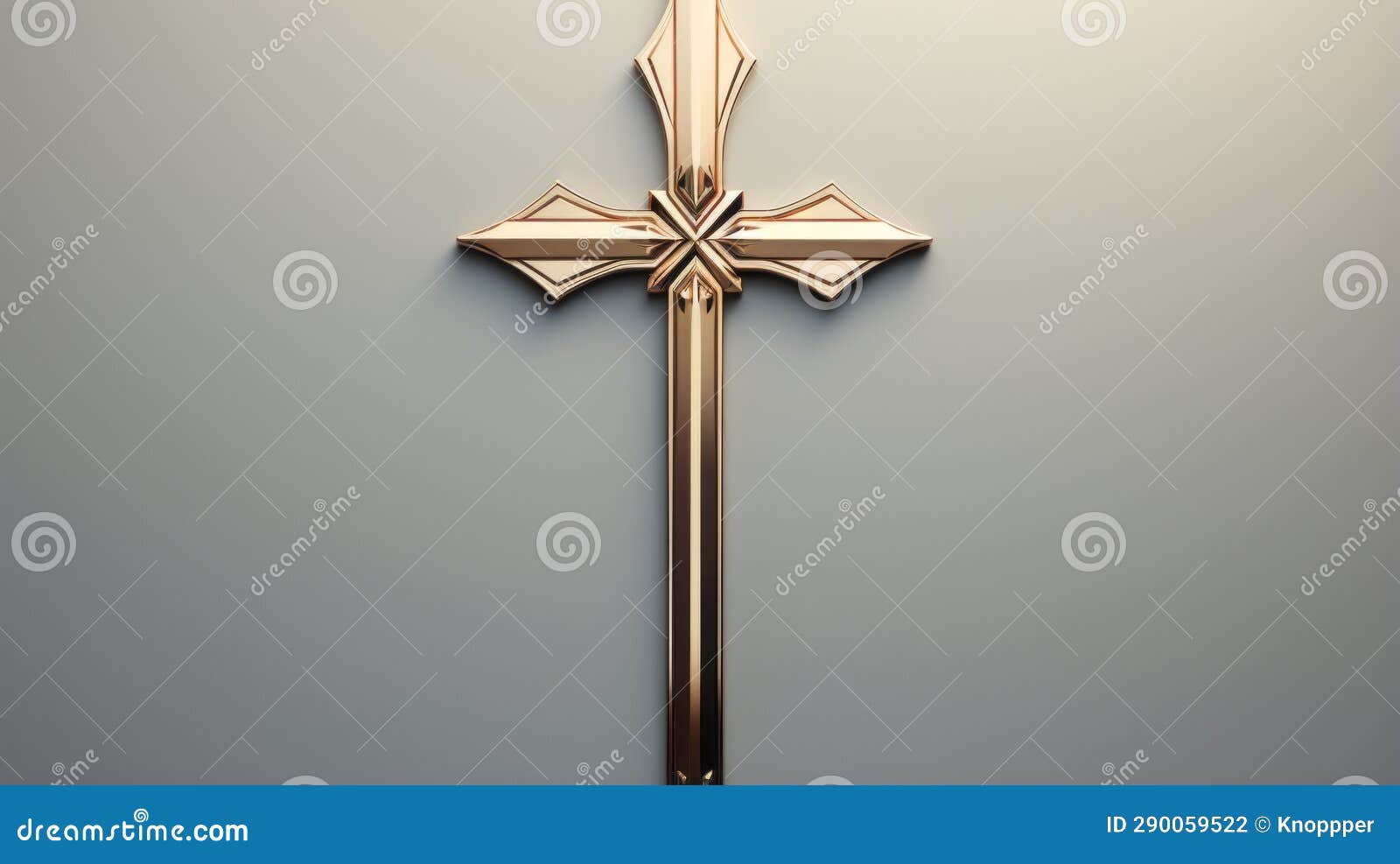 Minimalistic Catholic Cross Design Ai Generated Stock Illustration - Illustration of christian ...