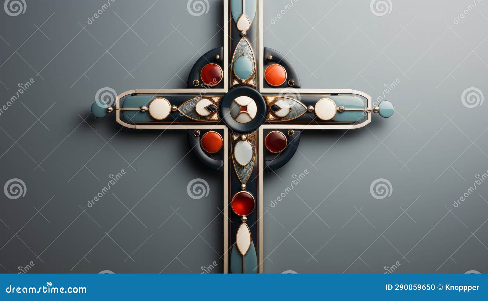 Minimalistic Catholic Cross Design Ai Generated Stock Illustration - Illustration of crucifixion ...