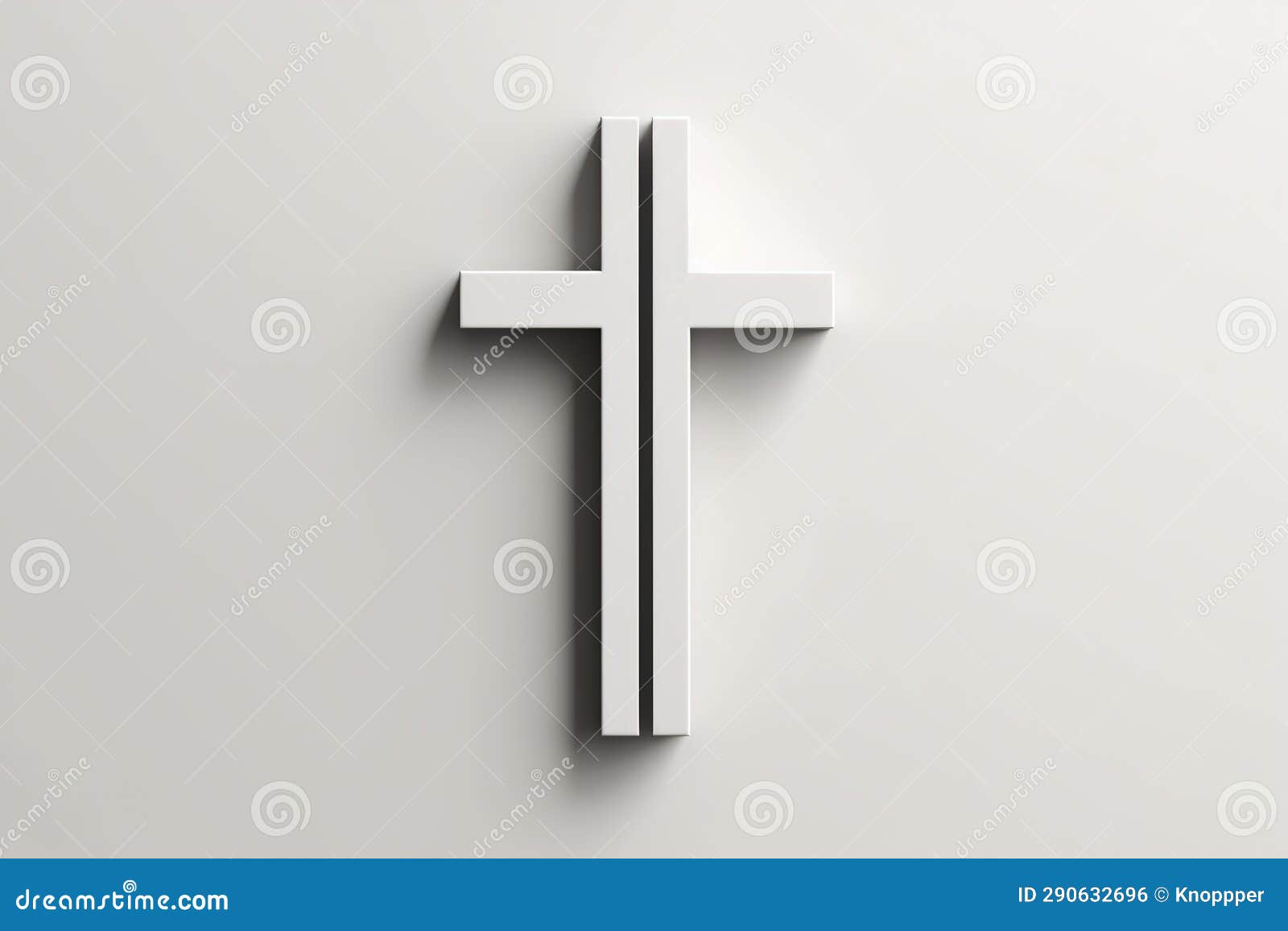 Minimalistic Modernist Cross Design Ai Generated Stock Illustration ...