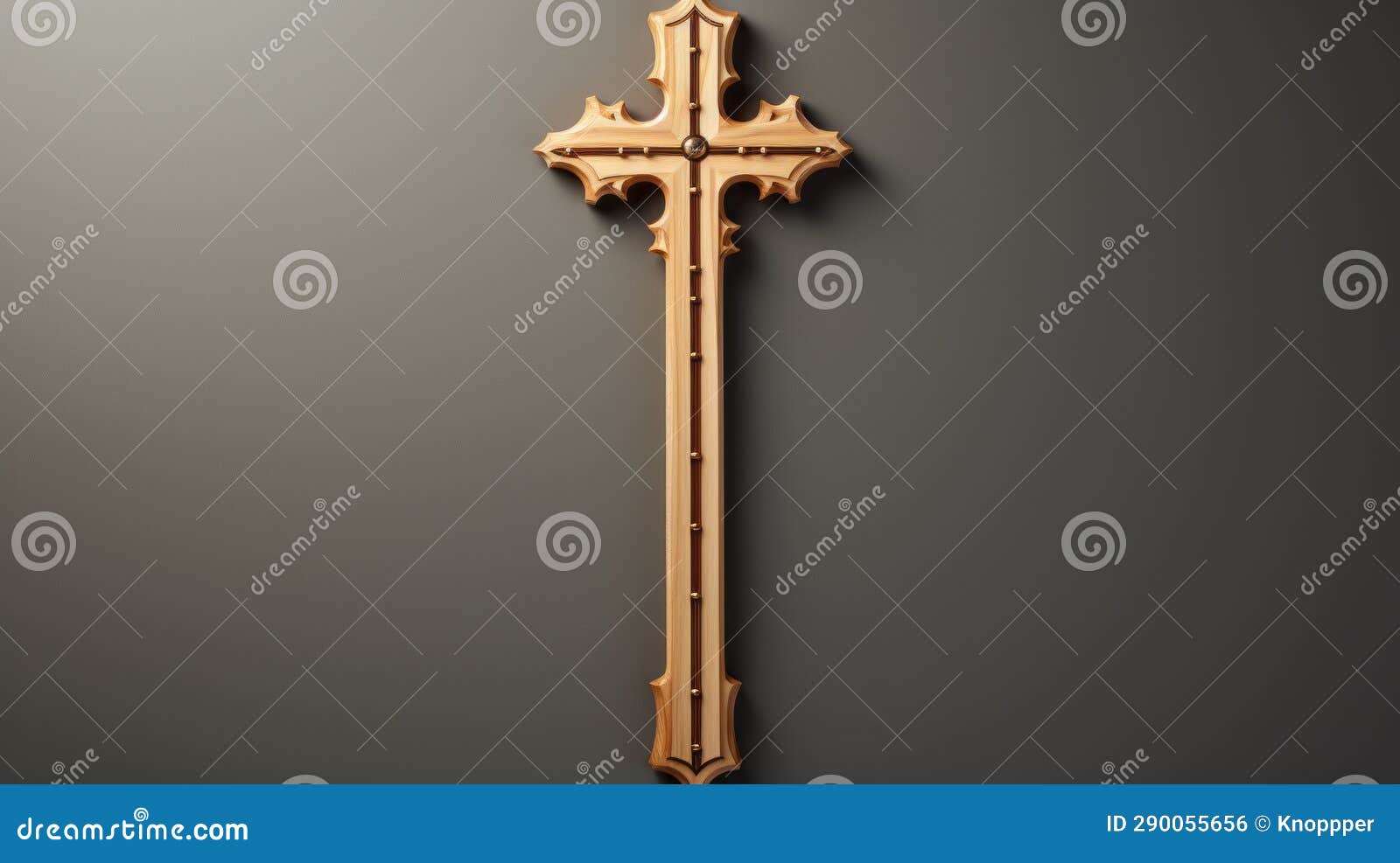Minimalistic Catholic Cross Design Ai Generated Stock Illustration ...