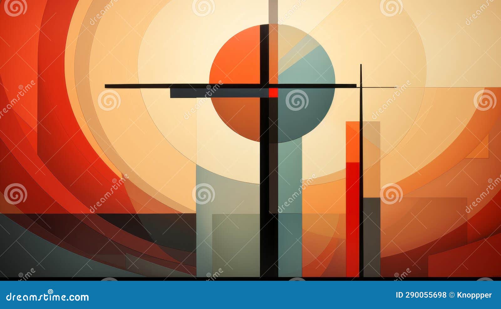 Minimalistic Catholic Cross Design Ai Generated Stock Illustration ...