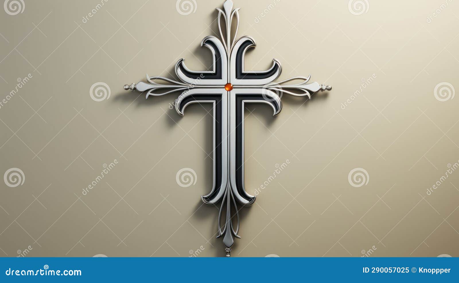 Minimalistic Catholic Cross Design Ai Generated Stock Illustration - Illustration of religious ...