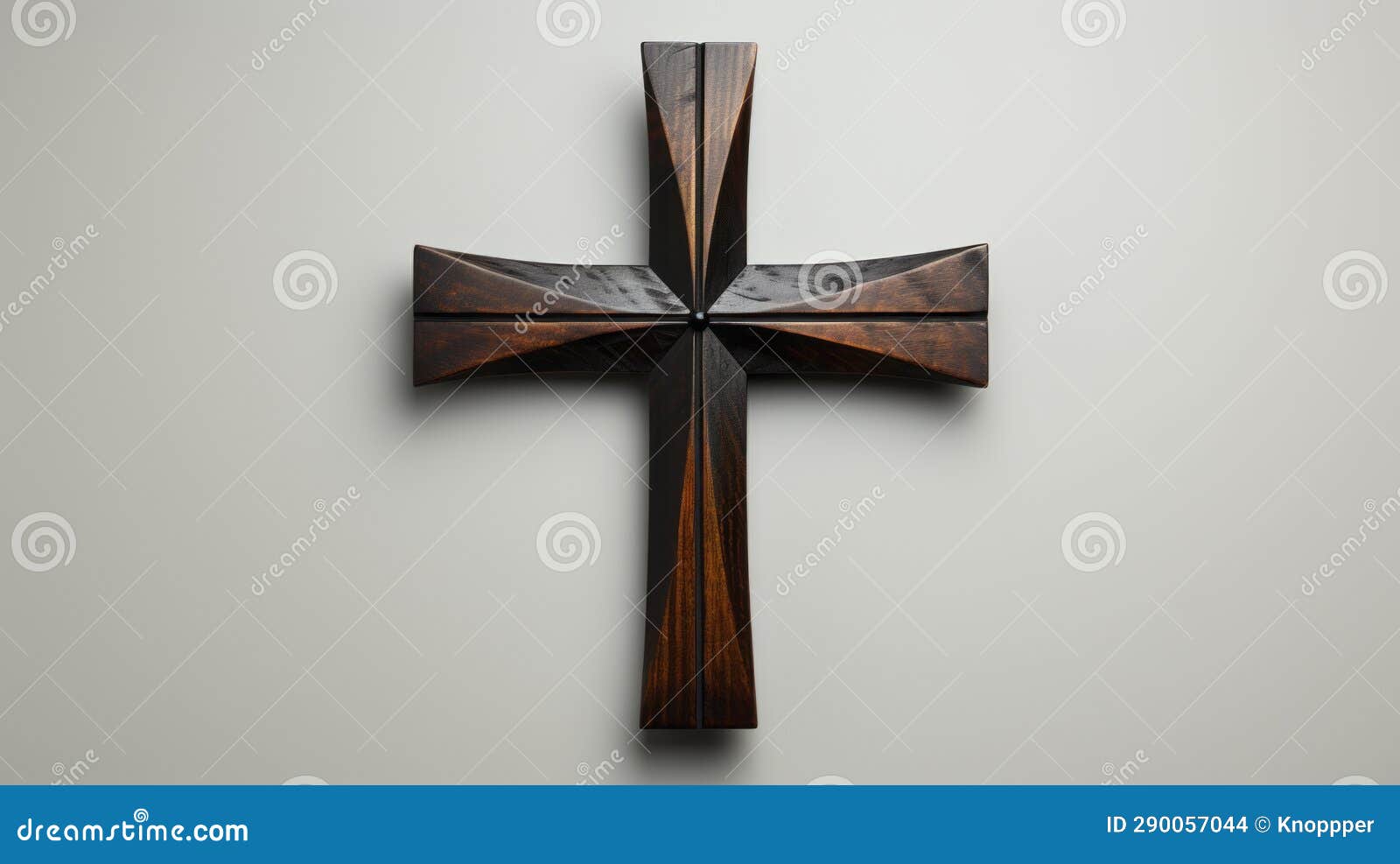 Minimalistic Catholic Cross Design Ai Generated Stock Illustration ...