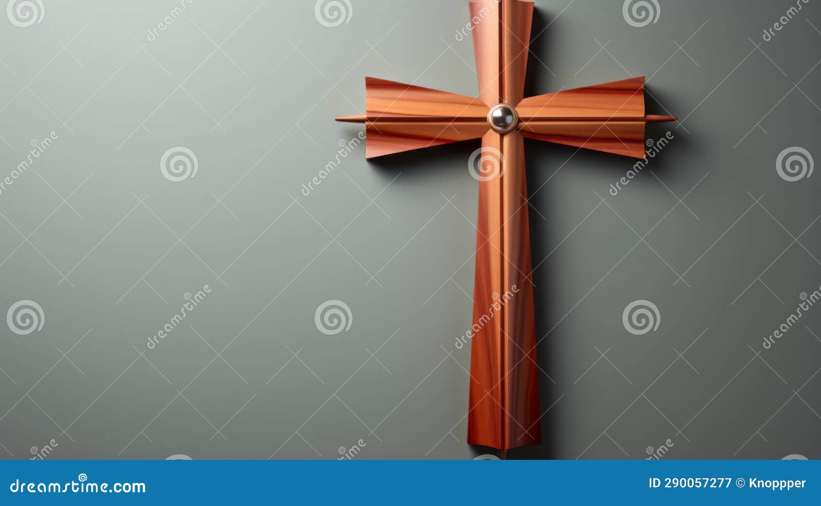 Minimalistic Catholic Cross Design Ai Generated Stock Illustration ...