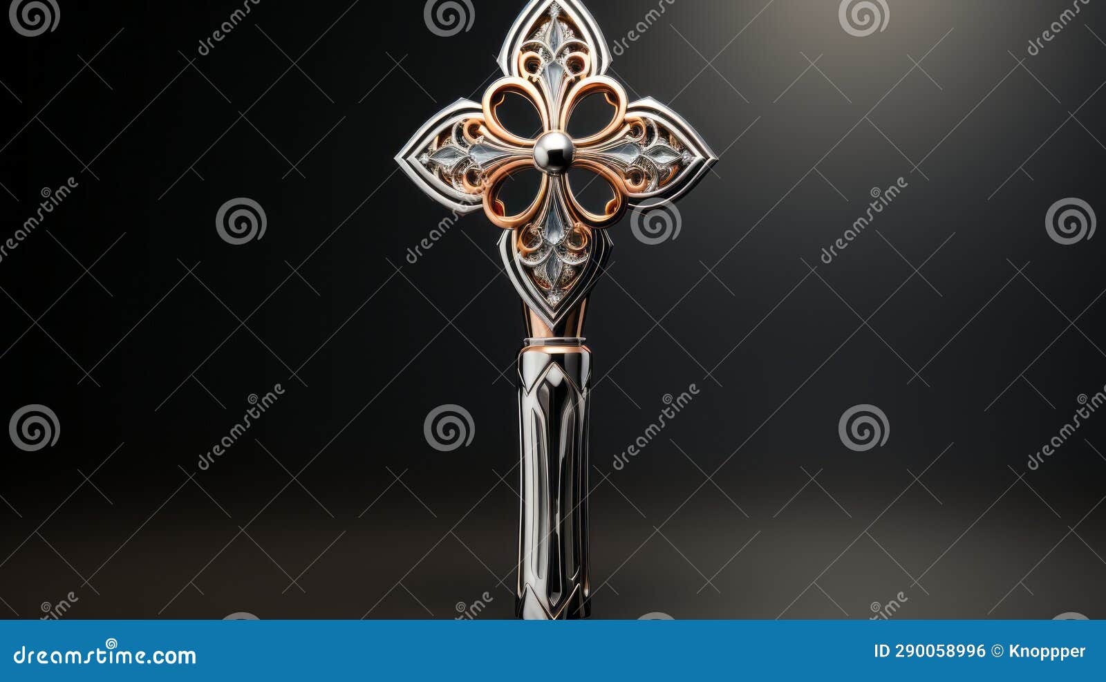 Minimalistic Catholic Cross Design Ai Generated Stock Illustration ...