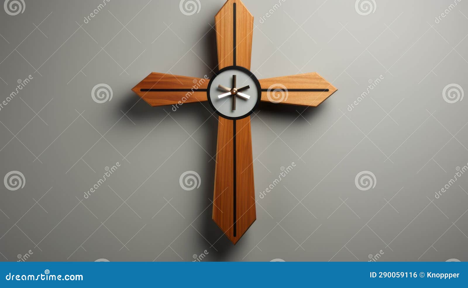 Minimalistic Catholic Cross Design Ai Generated Stock Illustration ...
