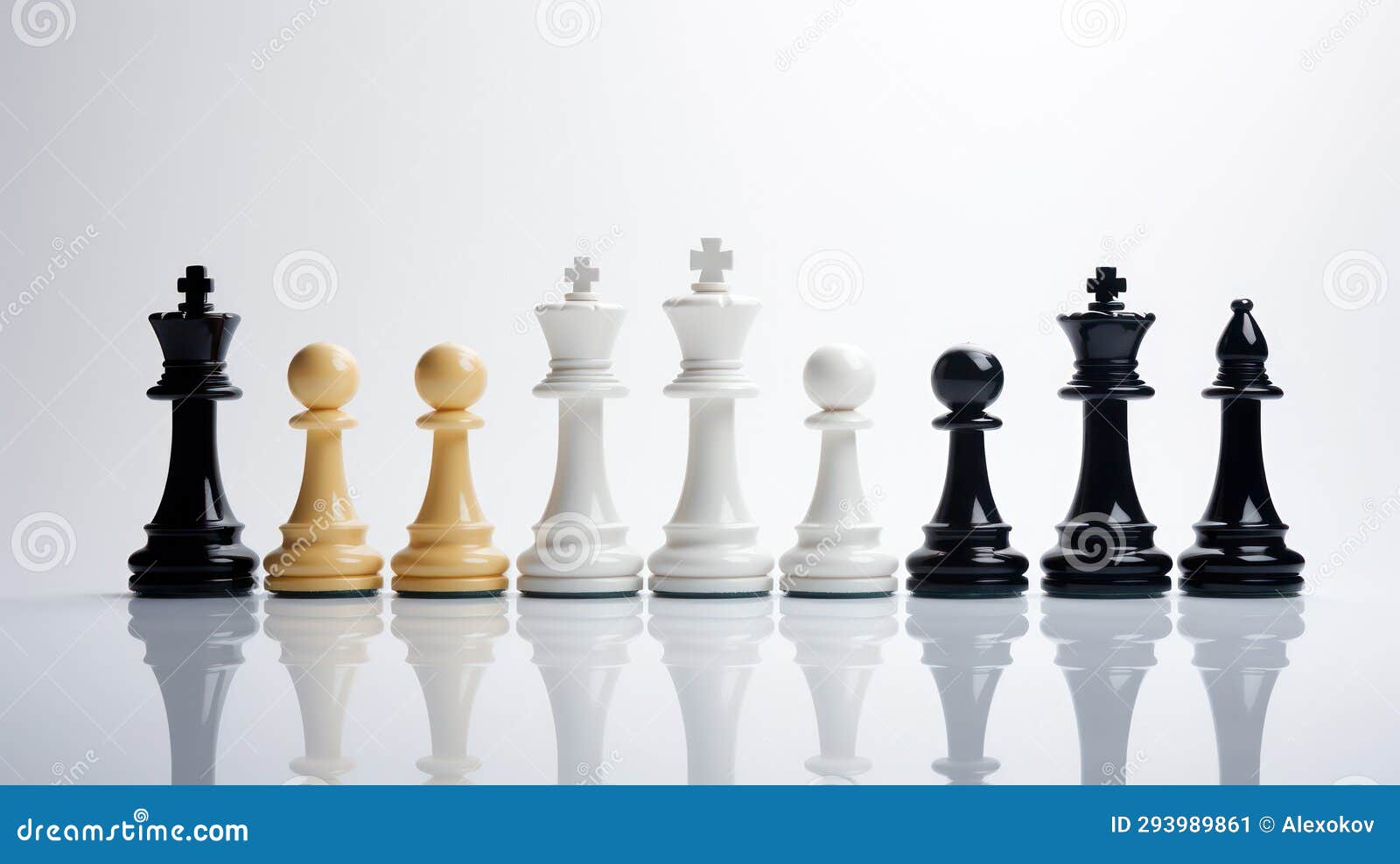 Minimalistic Chess Pawns on a Superb Clean Background AI Generated ...