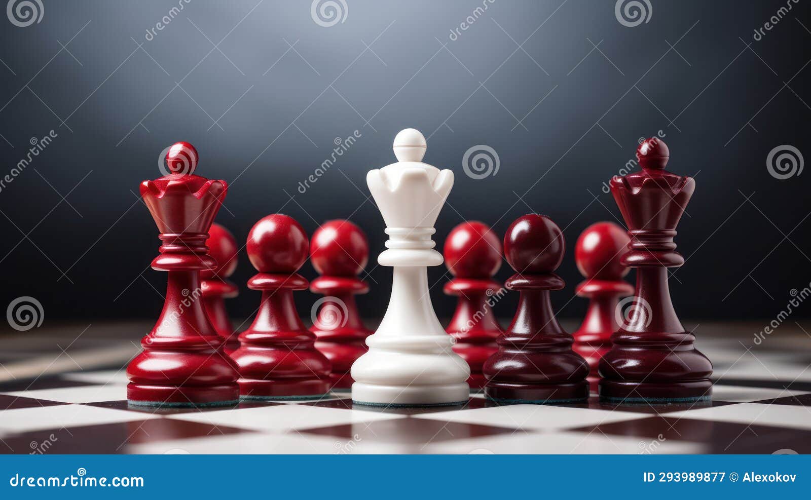 Minimalistic Chess Pieces on Heart-Patterned Chessboard AI Generated ...