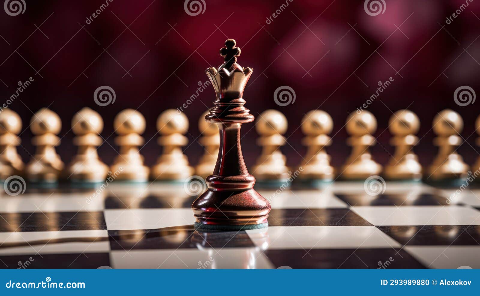 Minimalistic Chess Pieces on Heart-Patterned Chessboard AI Generated ...