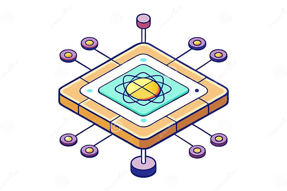 Minimalistic Concept of a Quantum Computing Processor Integrated with a Digital Network ...