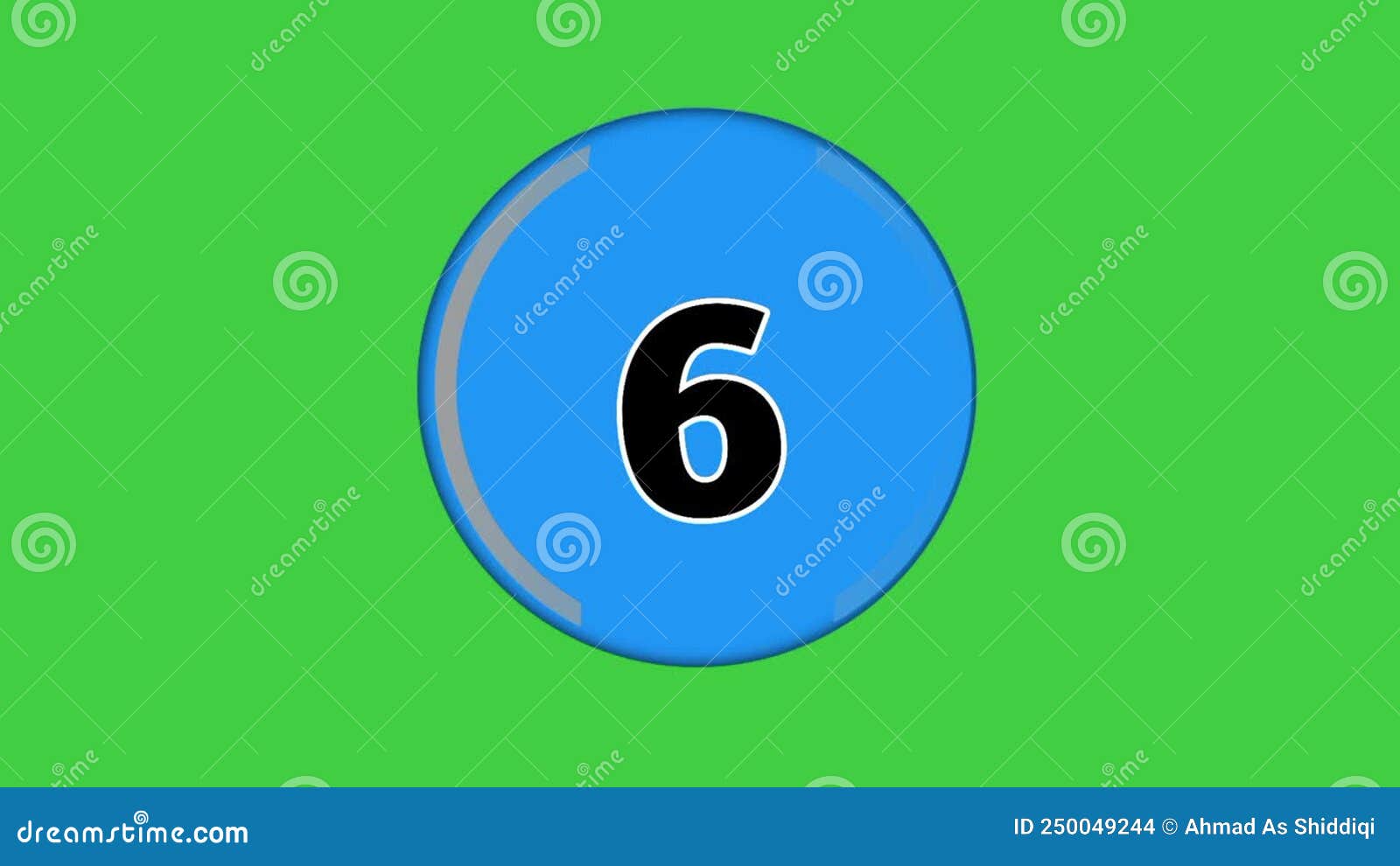 Minimalistic Countdown, Timer Counting Down 10 Seconds with Black ...