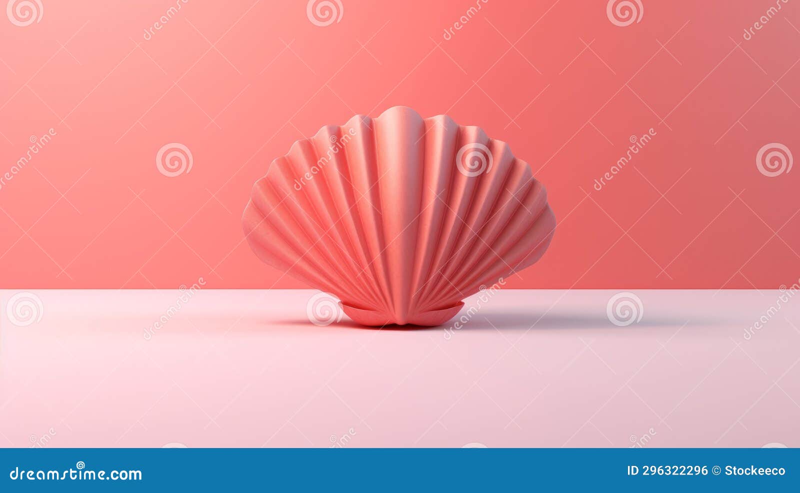 Pink Sea Shell. Spiral Shell. Seashell Isolated On White Background ...