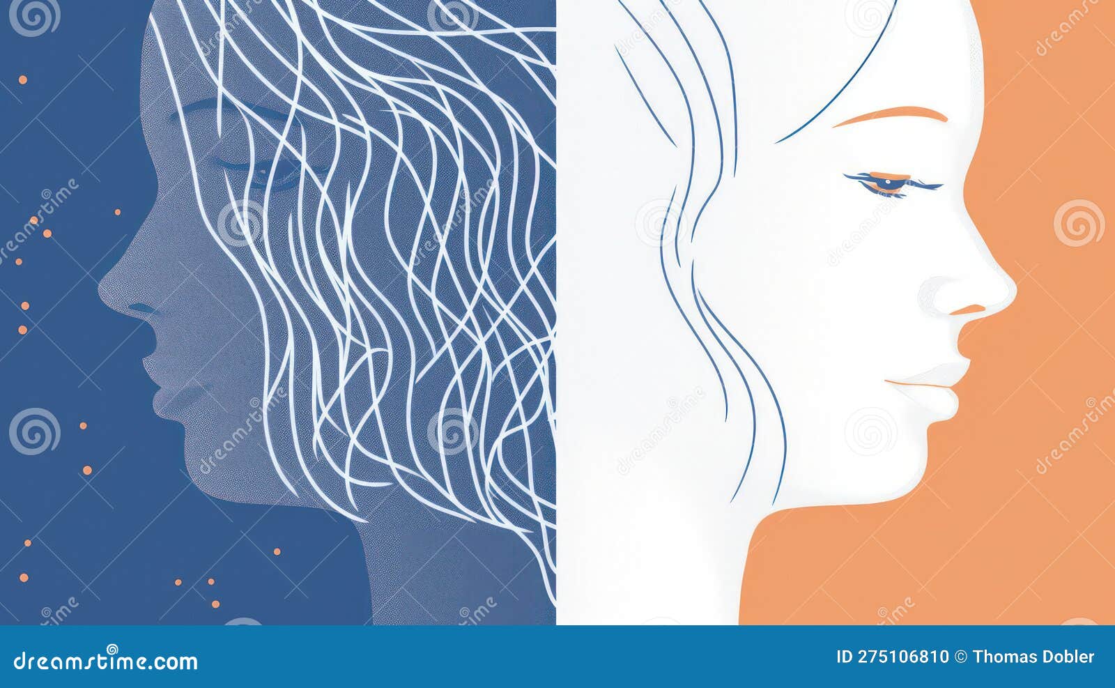 Minimalistic Digital Art Illustration Stock Illustration - Illustration ...