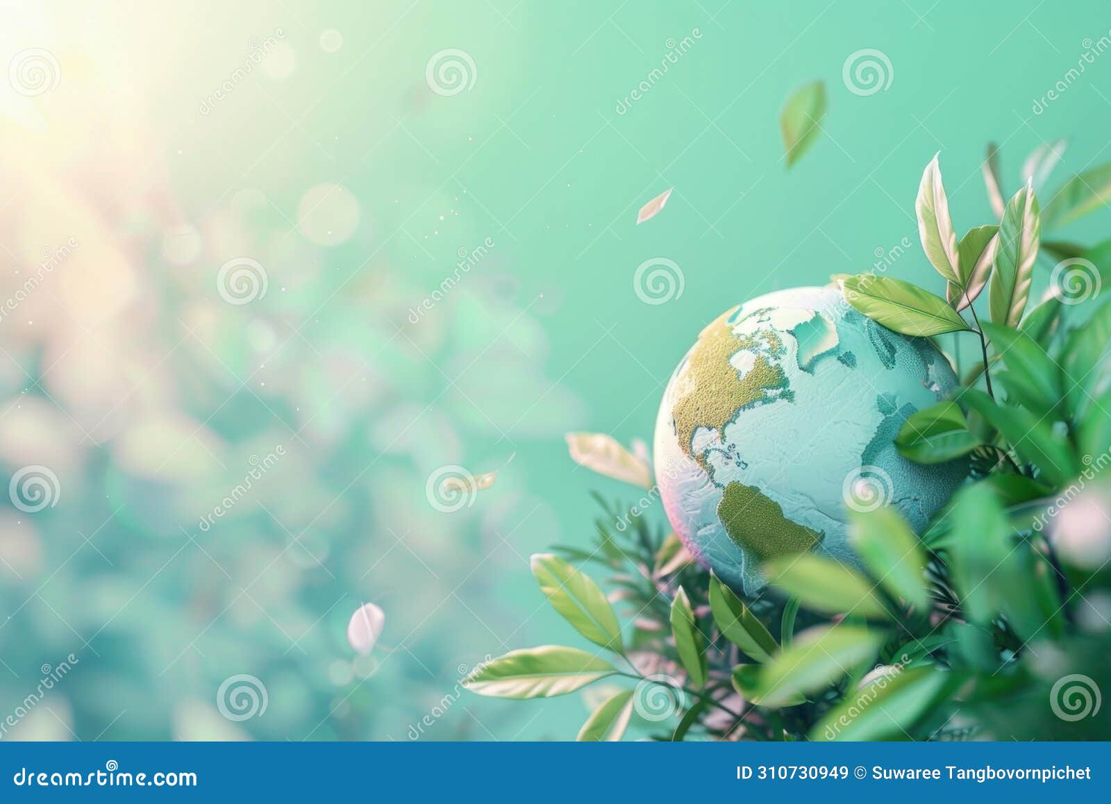 A Minimalistic Earth Day Background.and Eco Friendly Design Stock ...