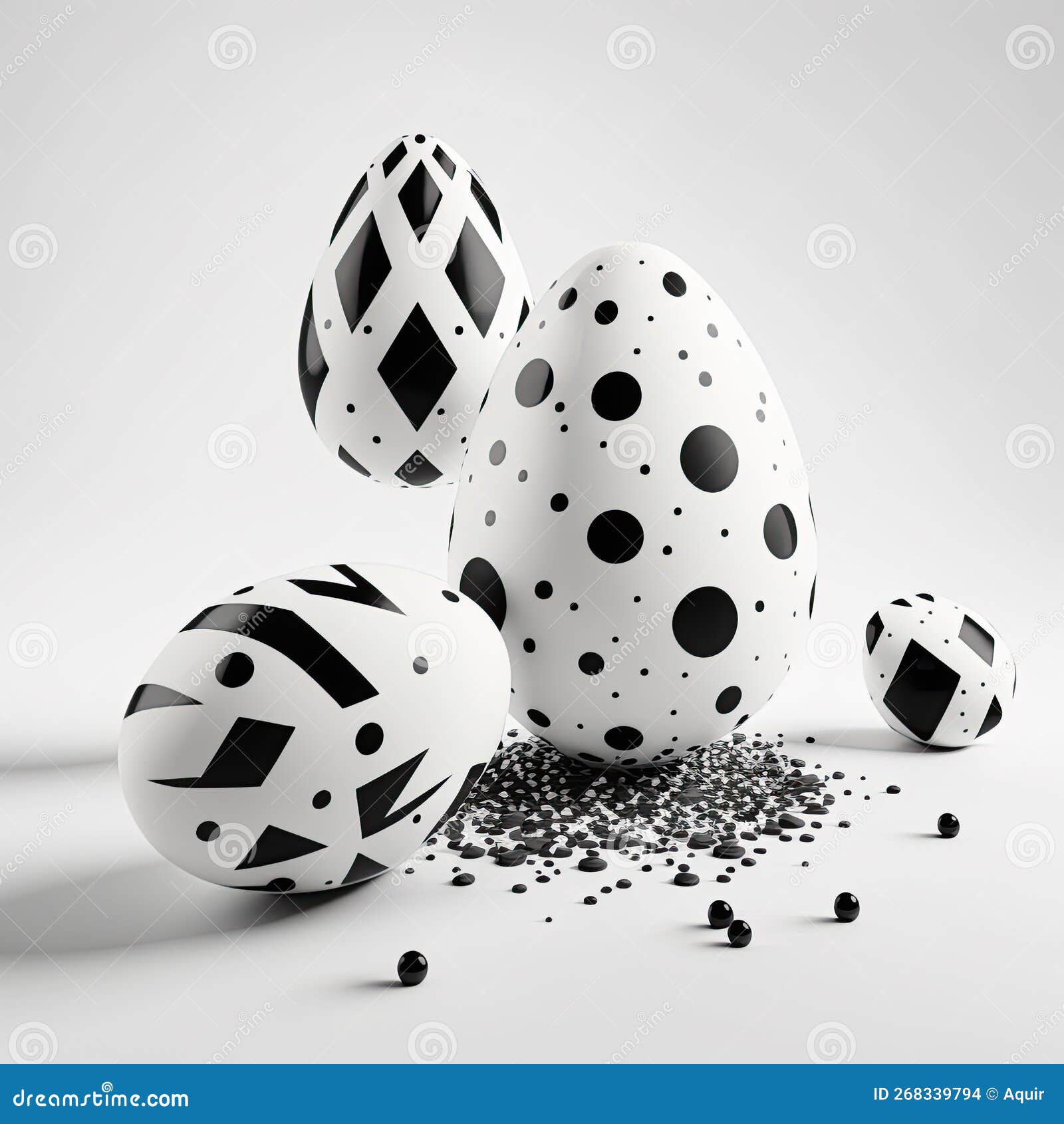 Minimalistic Easter Background. Clean Design. Generative Ai. Easter ...