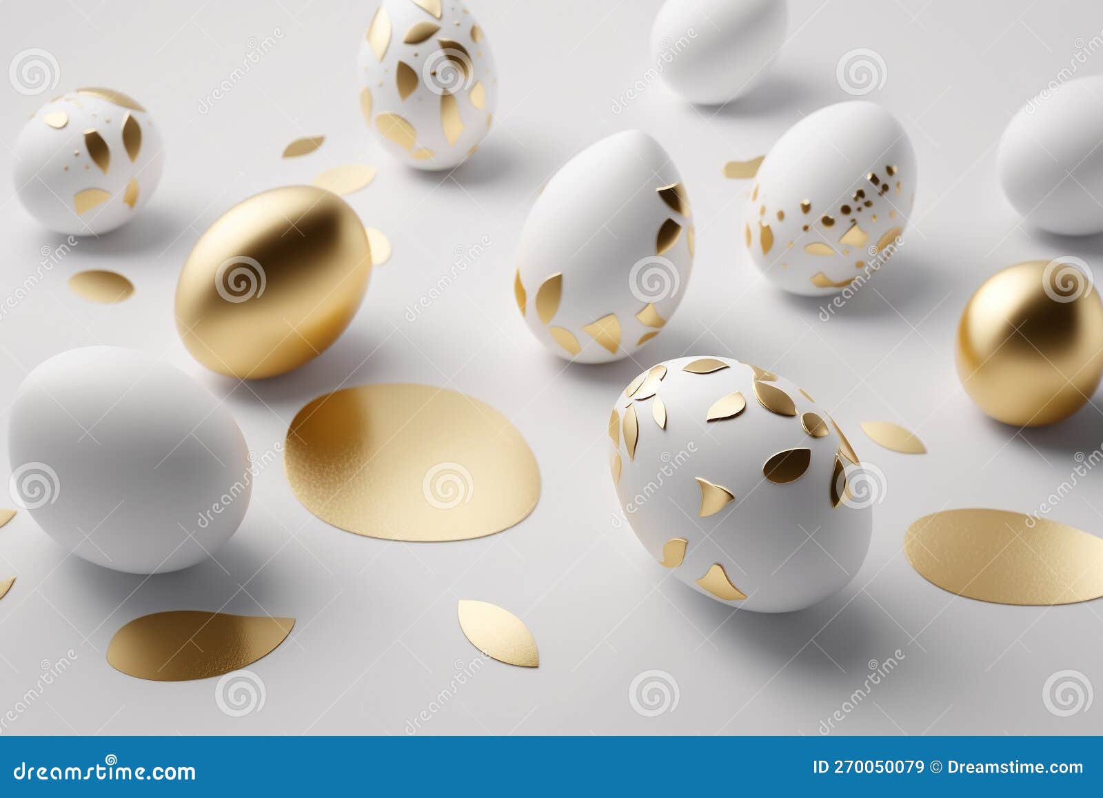 Minimalistic Easter Background. Created by Generative AI. Easter Eggs ...