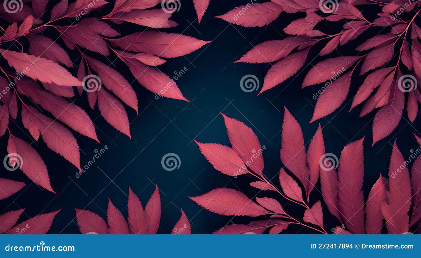 A Minimalistic Flat Design of Leaves and Nature Pattern Designed with ...