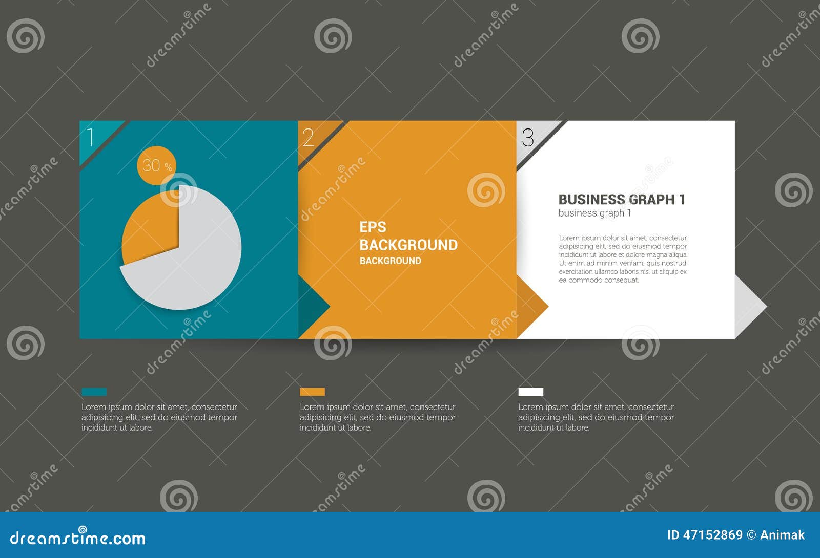 Minimalistic Flat Tab, Diagram, Scheme for Infographics. Stock Vector ...