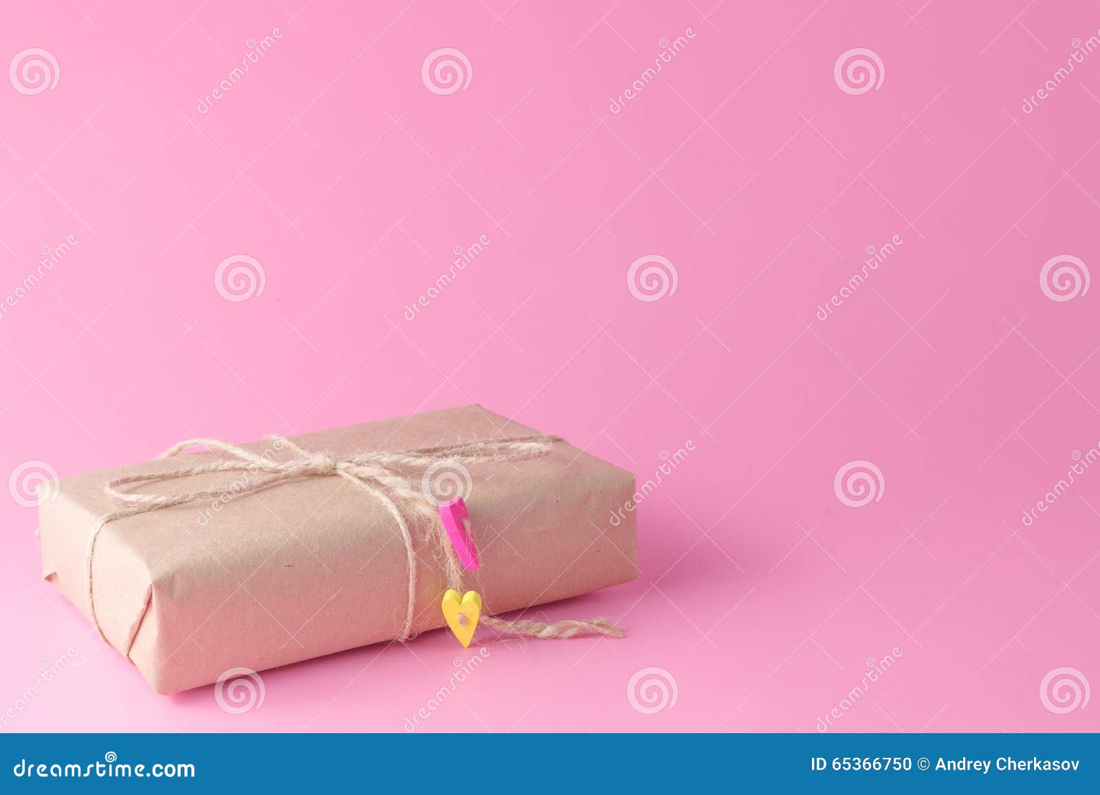 Minimalistic gift box stock photo. Image of handmade - 65366750