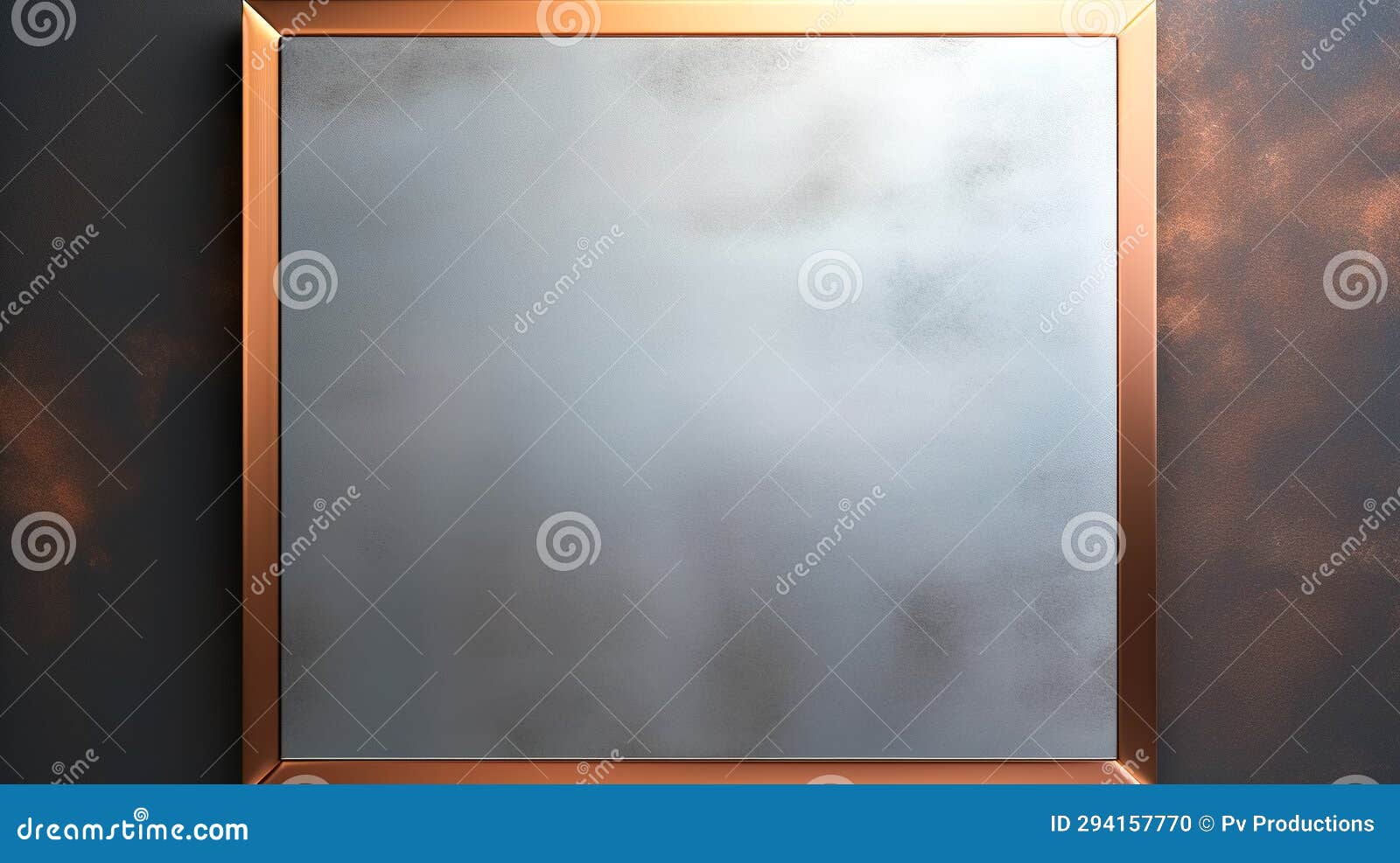 Minimalistic Gray Background, Texture Square in Frame. Stock Photo ...