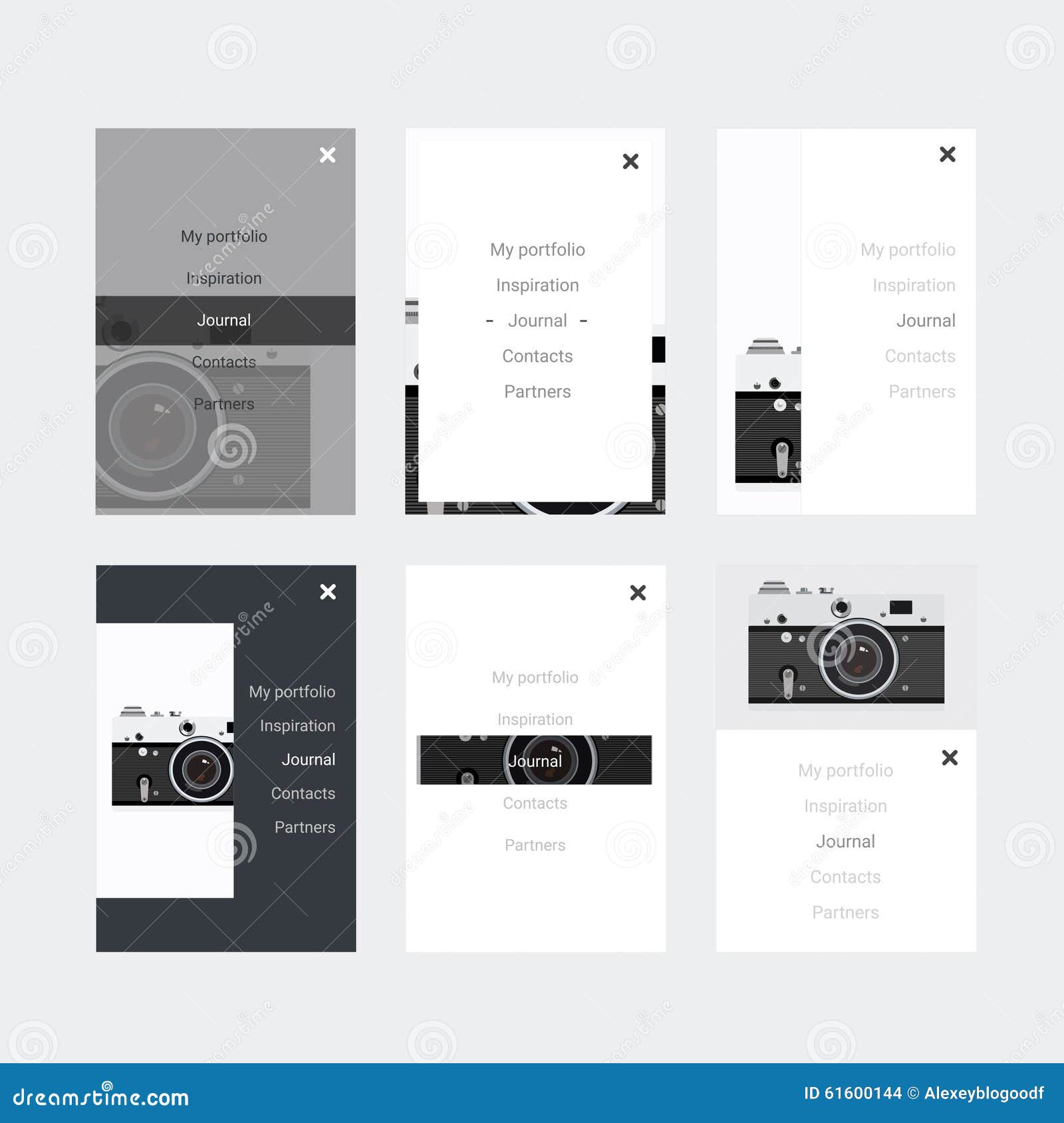 Minimalistic Hipster UI Kit For Designing Responsive Websites, Mobile ...