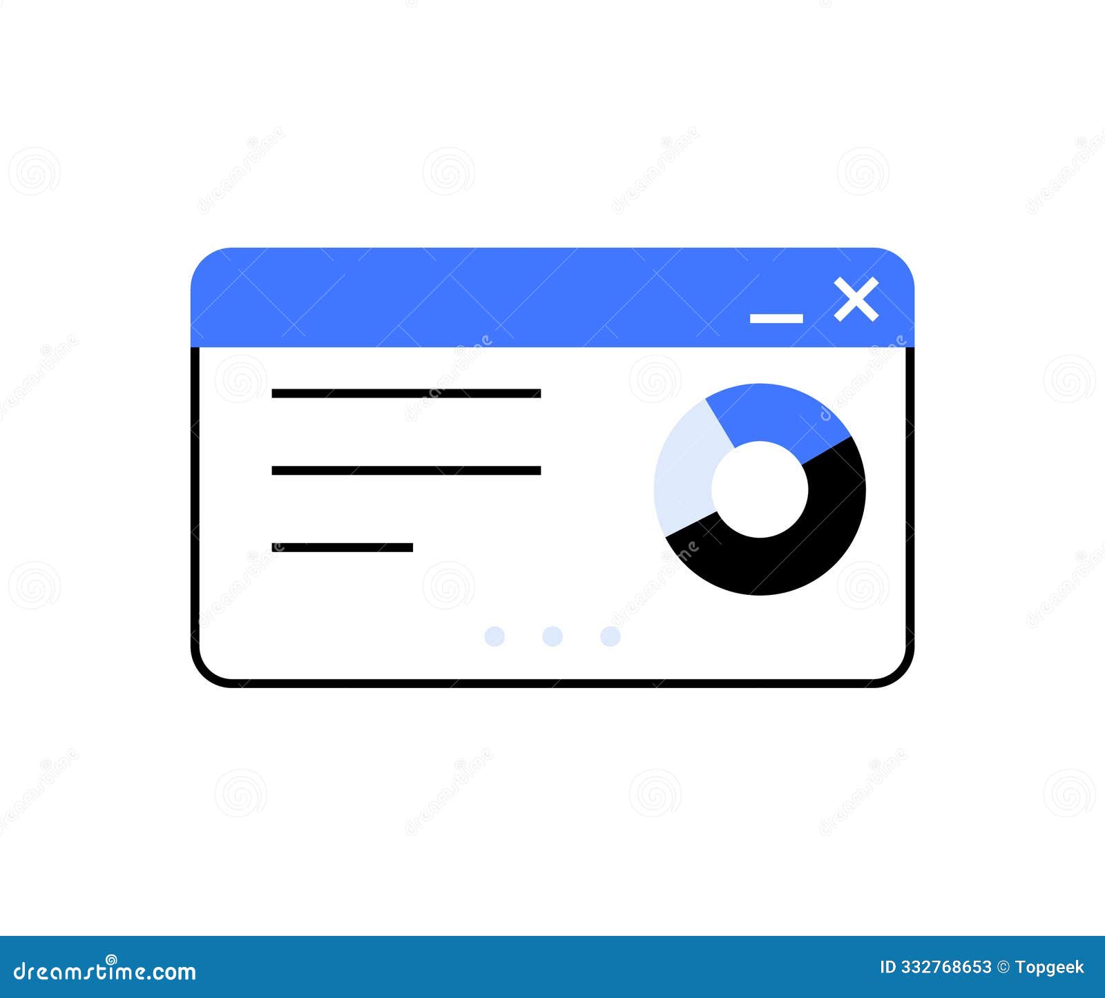 Digital Dashboard With Charts And Lists, Representing Data Analytics ...