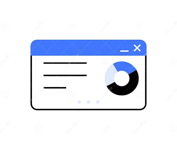 Digital Dashboard with Charts and Lists, Representing Data Analytics ...