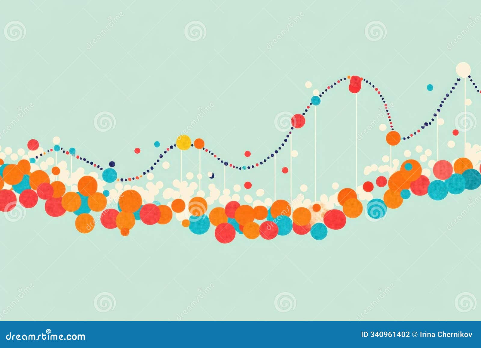 Minimalistic Illustration of Glucose Molecule Structure with Colorful ...