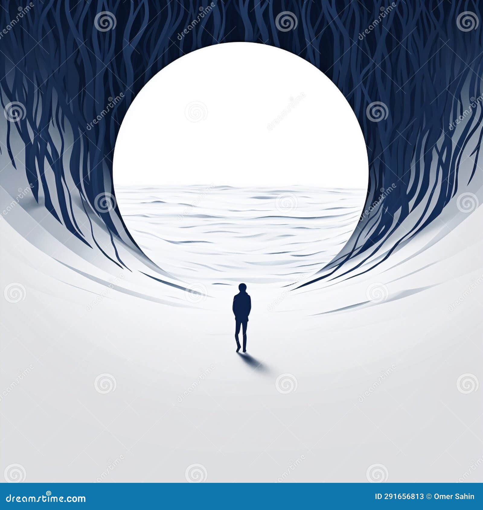 Minimalistic Illustration Representing the Concept of Simplicity ...