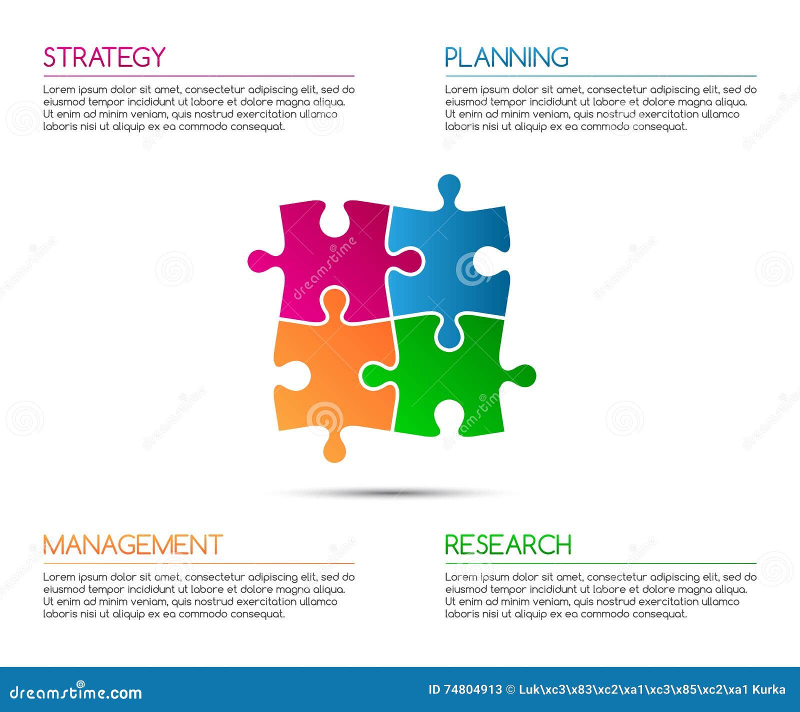 Minimalistic Infographic Template for Your Business Project Stock ...