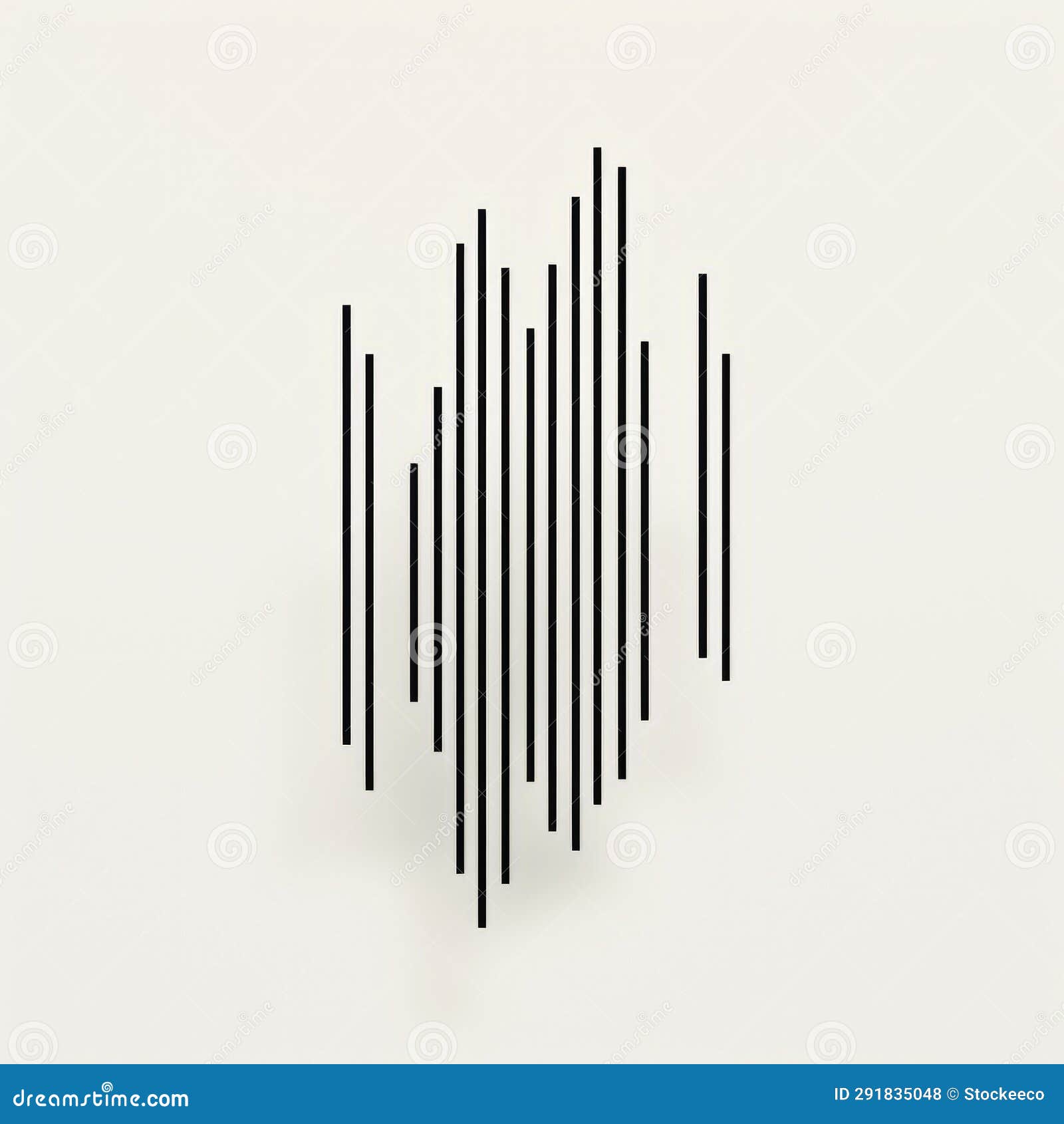 Minimalistic Kinetic Sculpture: a Symphony of Simple Lines Stock ...