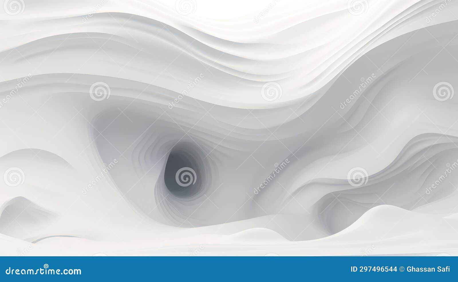 A Minimalistic Landscape Format Illustration of a Cave Stock ...