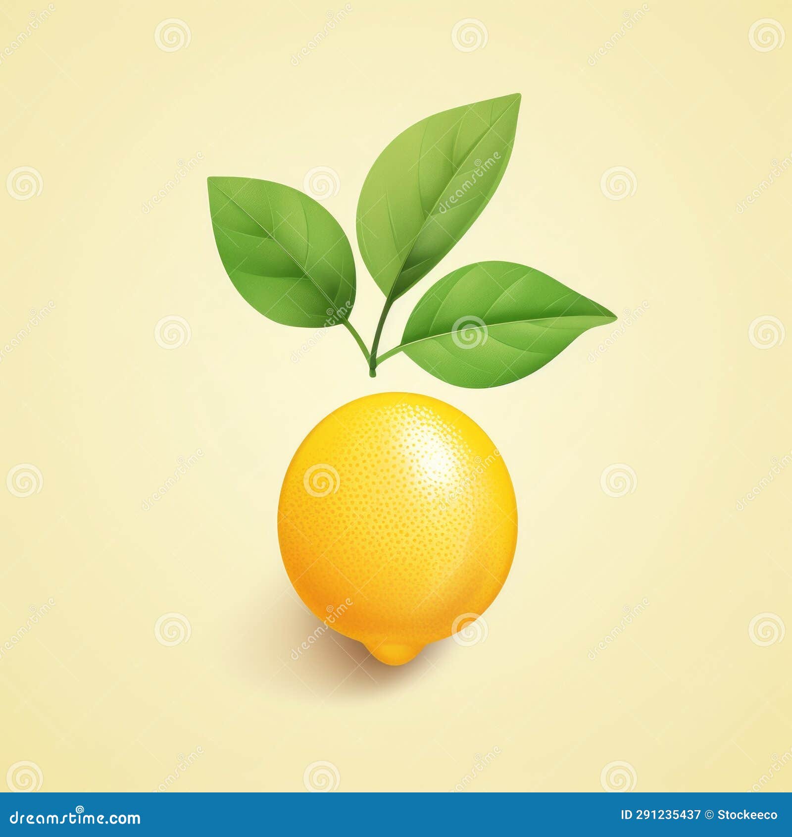 Minimalistic Lemon Illustration with Organic and Explosive Elements ...