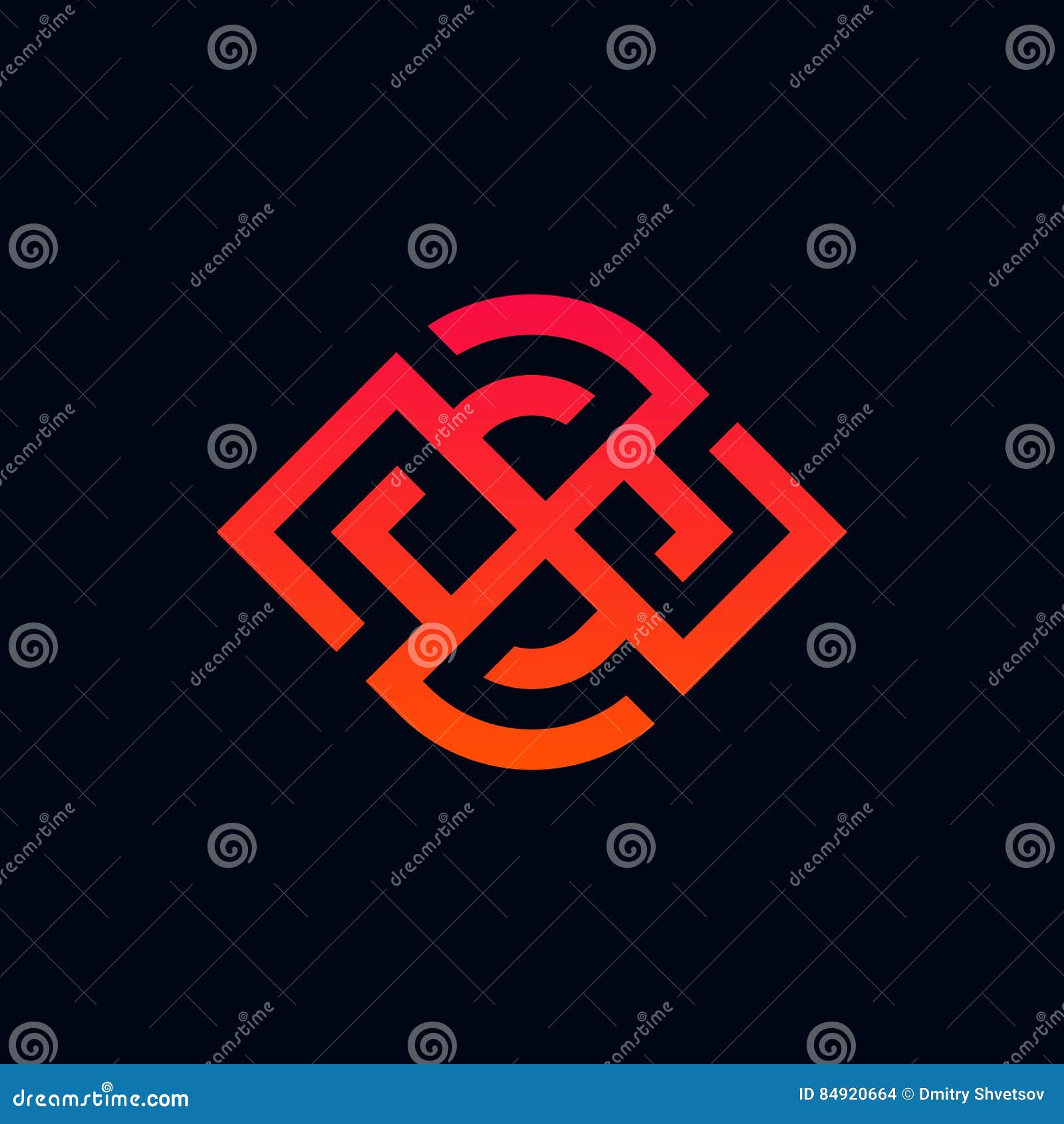 Minimalistic Line Logo Icon Sign Vector Design Stock Vector ...