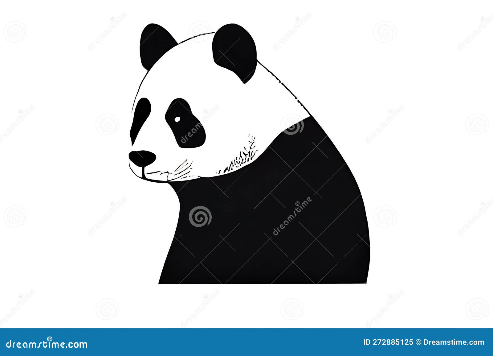 A Minimalistic Logo Made of Featuring the Panda, Simple Shapes and ...