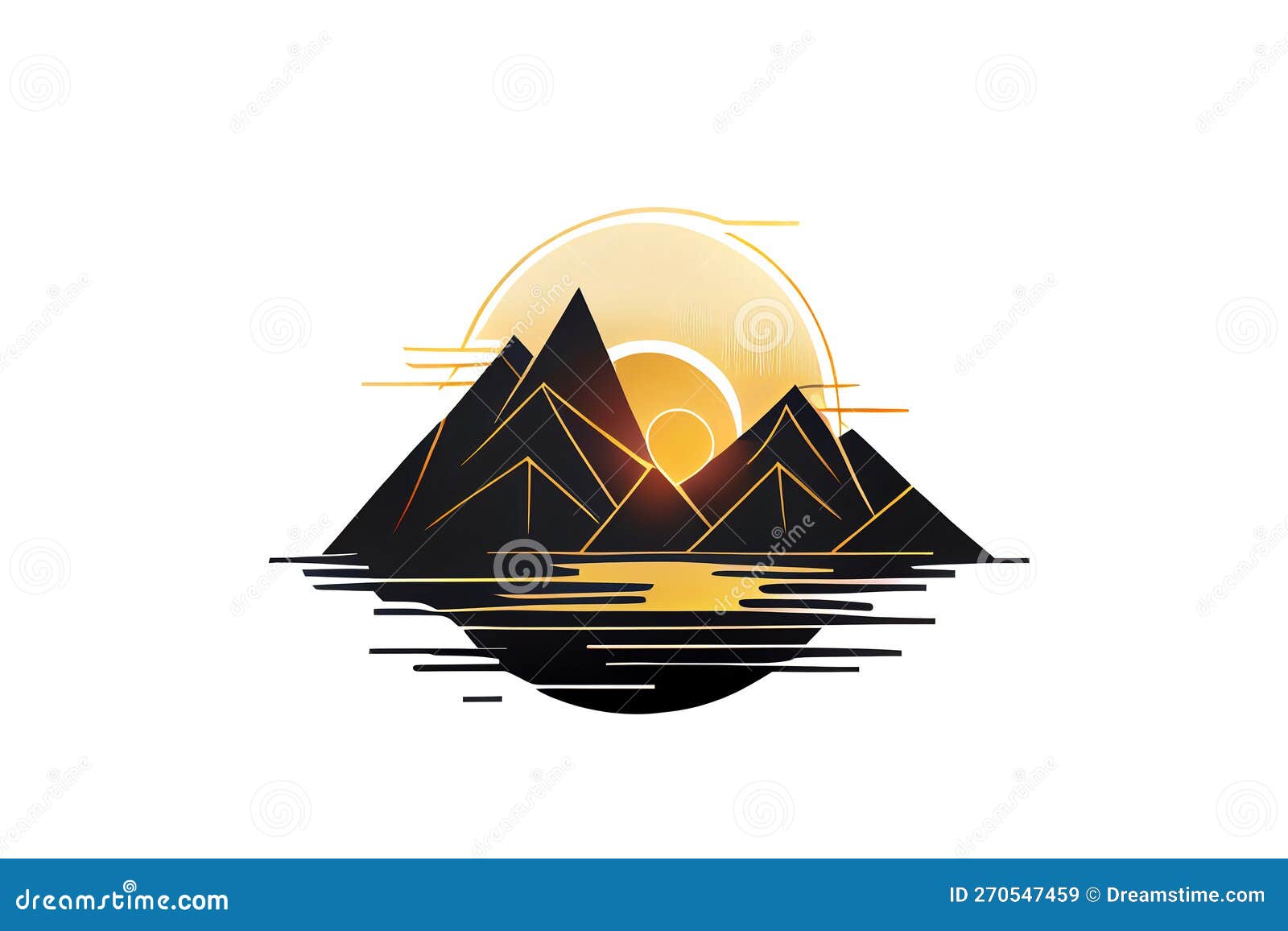 A Minimalistic Logo Made of Lines Featuring the Silhouette of a ...