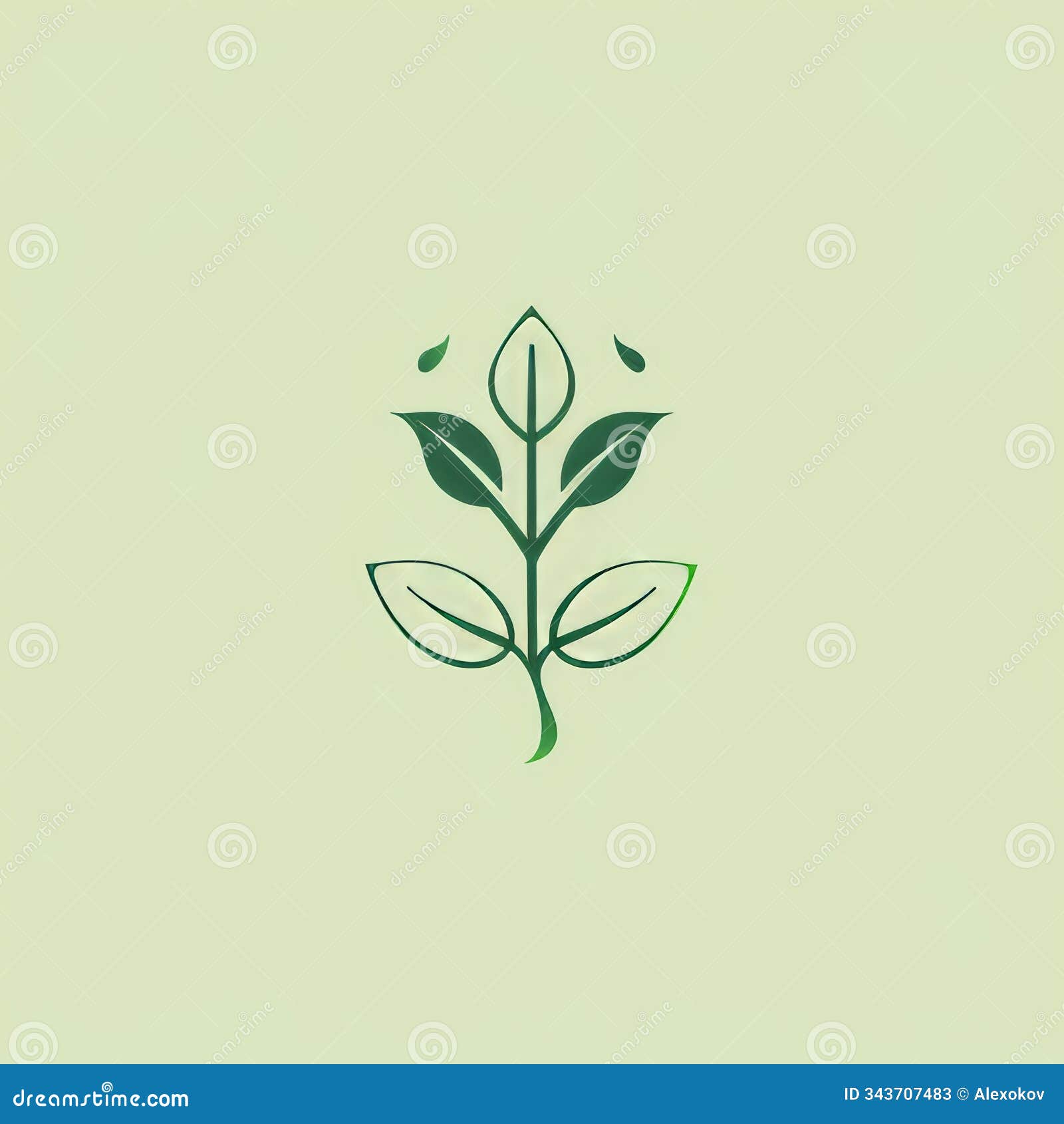 Minimalistic Logo for Micro Green Company Generative AI Stock ...