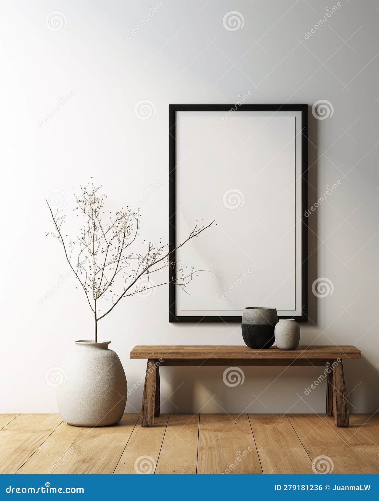 Minimalistic Luxurious Decoration. Interior Design Example with Natural ...