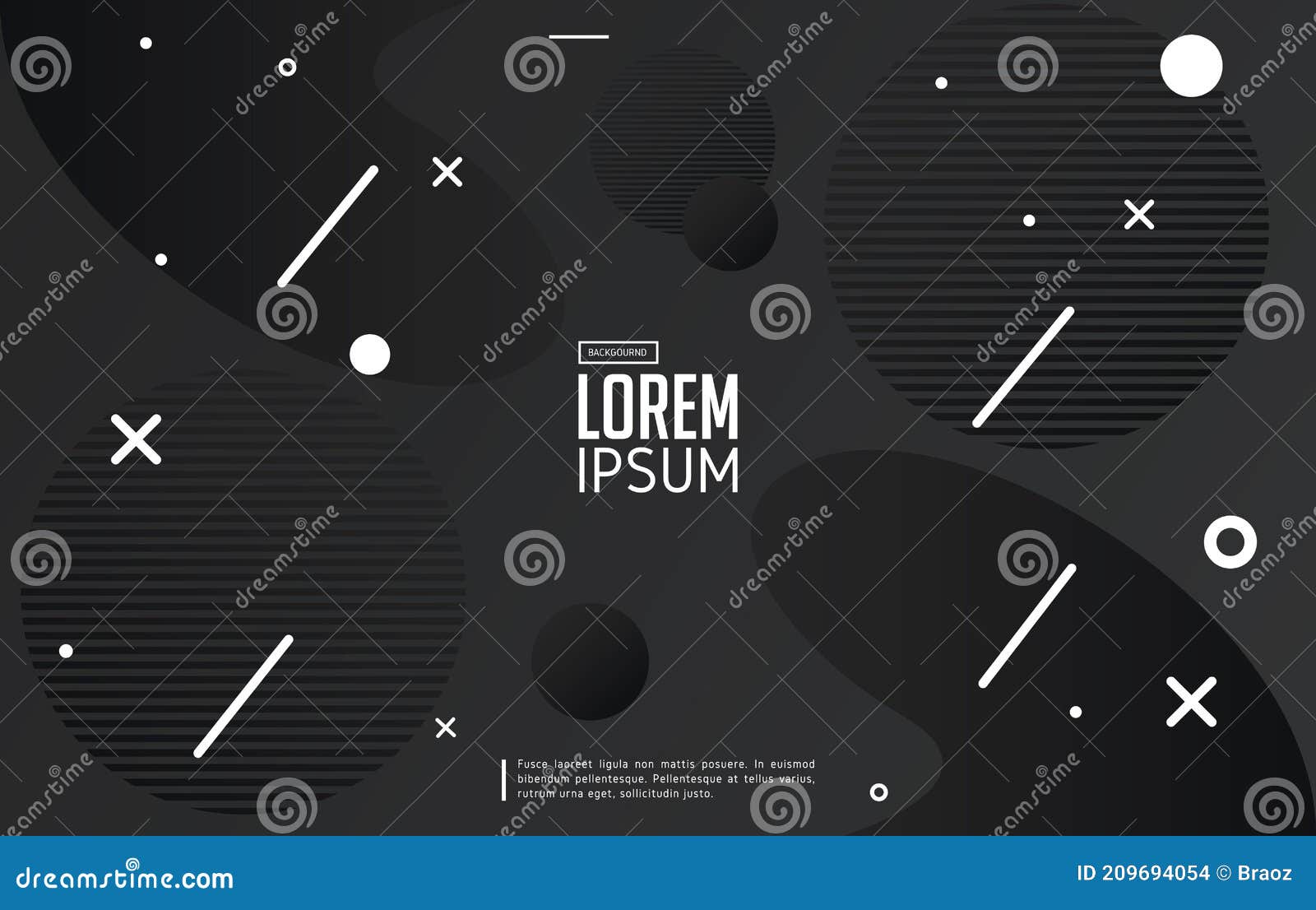 Minimalistic Pattern, Geometric Balck Background Stock Vector ...