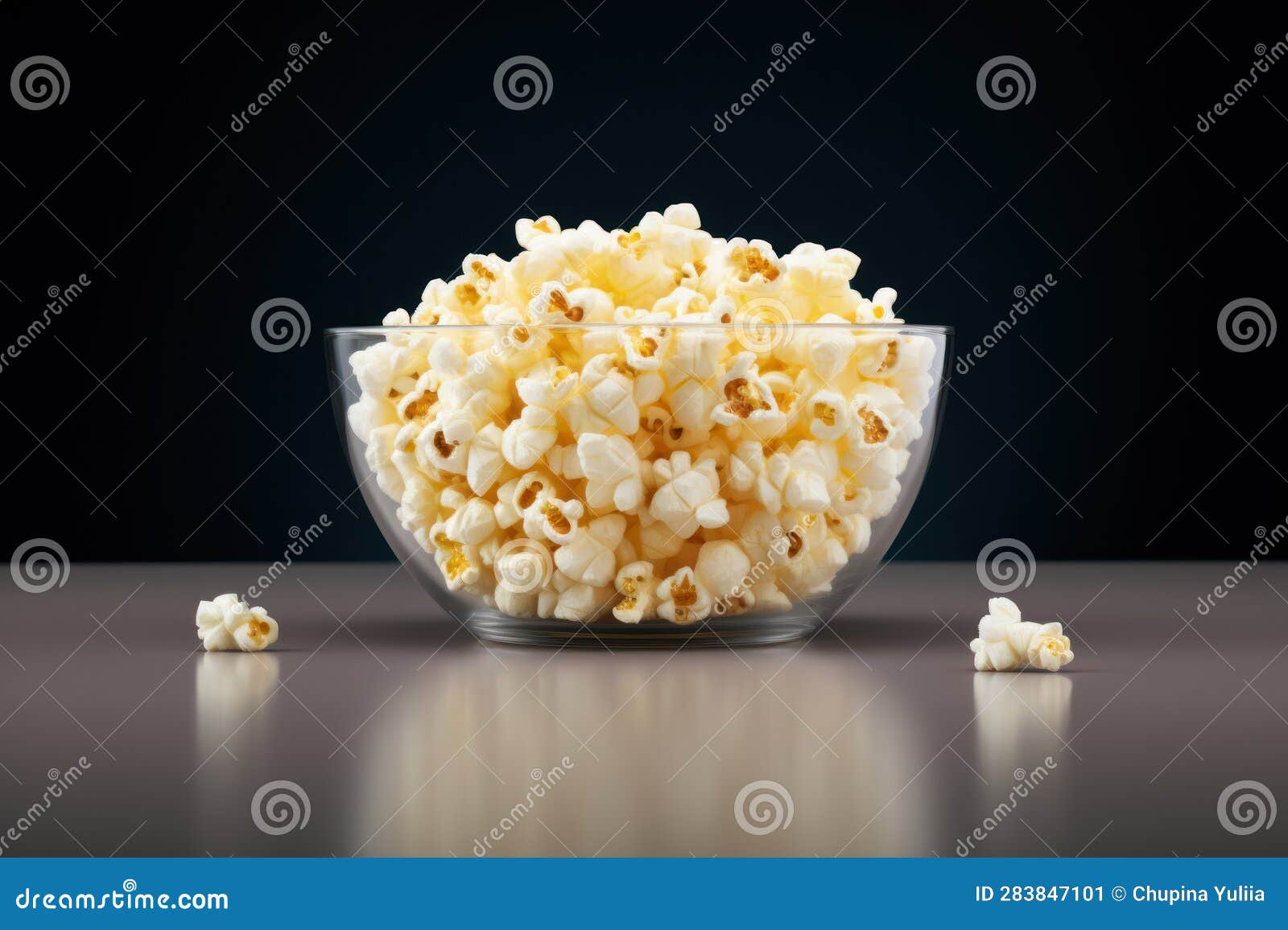 Minimalistic Popcorn. AI Generated Stock Illustration - Illustration of ...