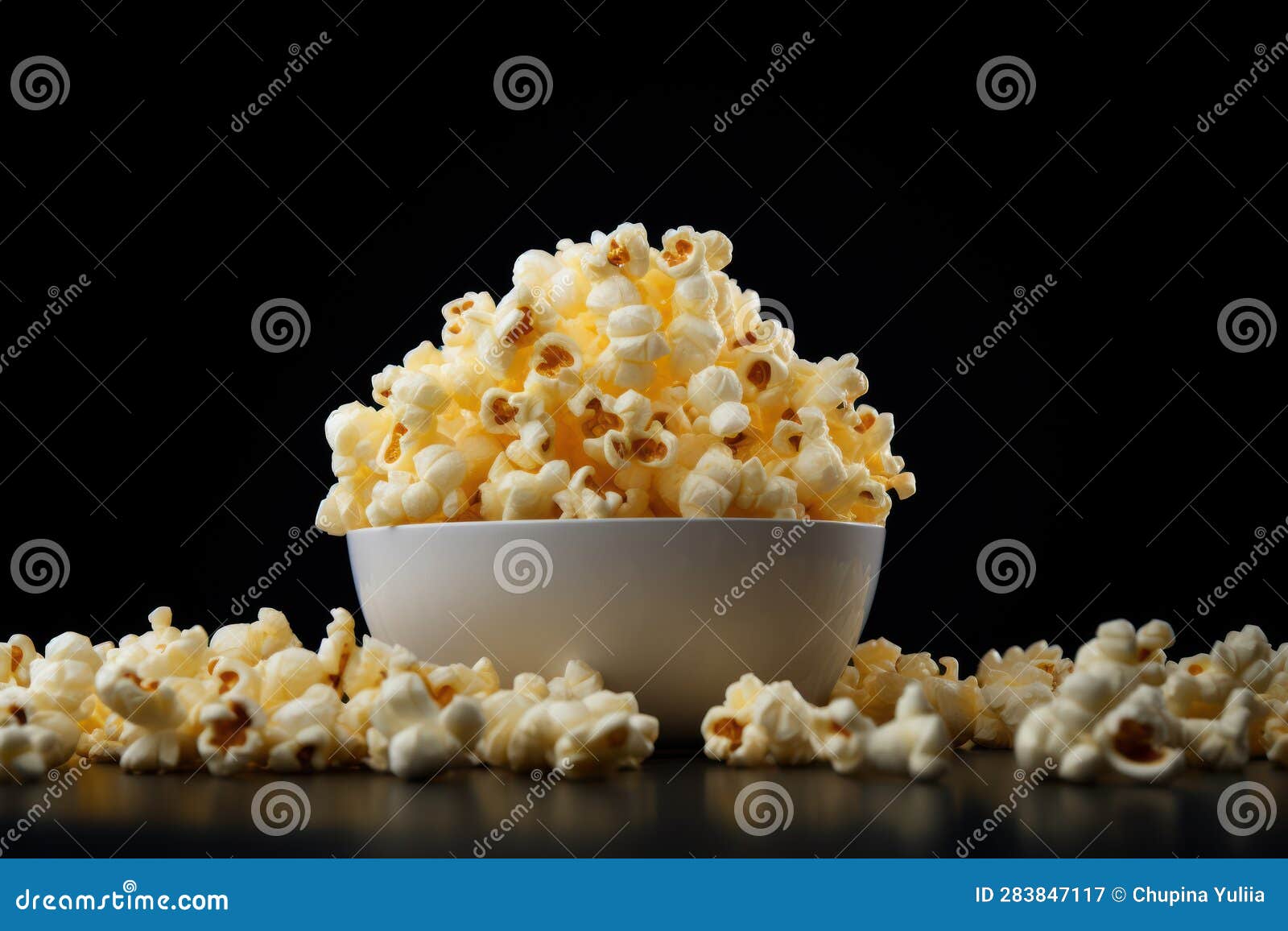 Minimalistic Popcorn. AI Generated Stock Illustration - Illustration of ...