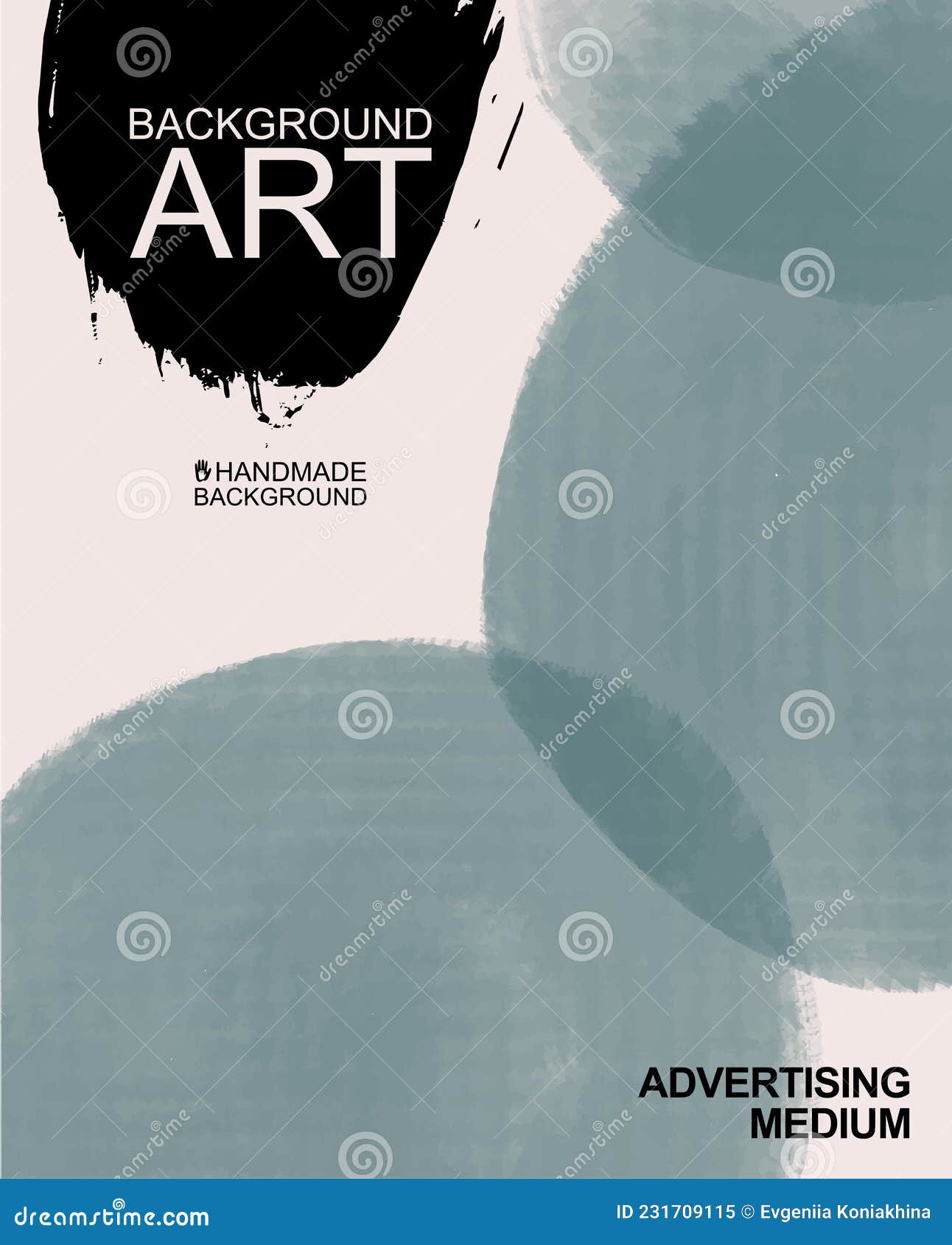 Minimalistic Poster. Minimum Elements. Advertising Medium. Abstract ...