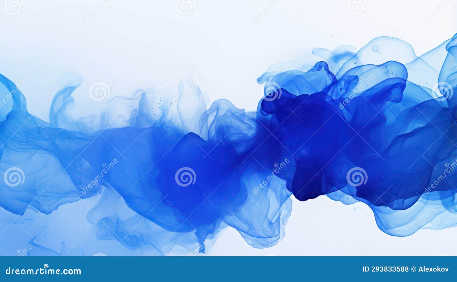 Minimalistic Royal Blue Ink Background AI Generated Stock Illustration ...