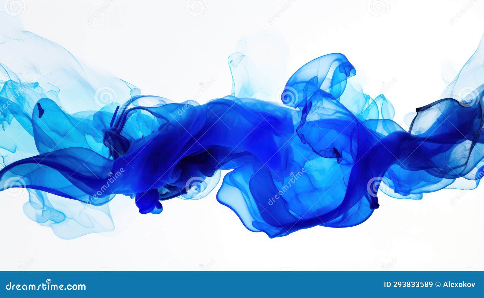 Minimalistic Royal Blue Ink Background AI Generated Stock Illustration ...