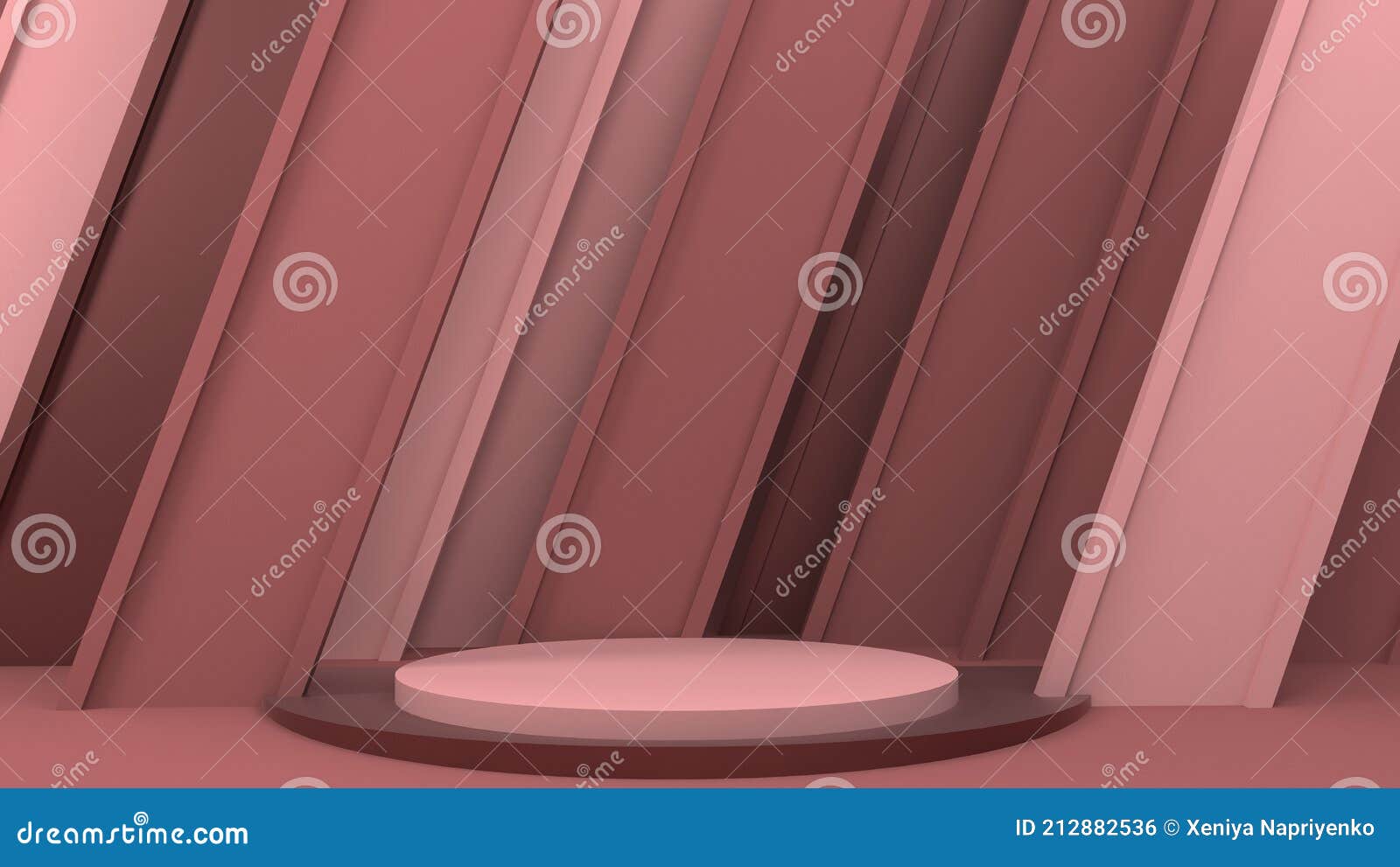 Minimalistic Showcase with Empty Space. Design for Product Presentation ...