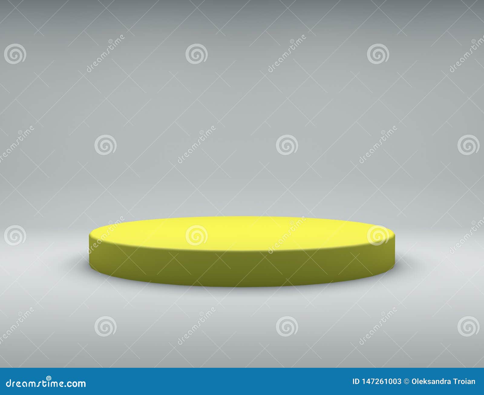 Minimalistic Showcase with Empty Space. Design for Product Presentation ...