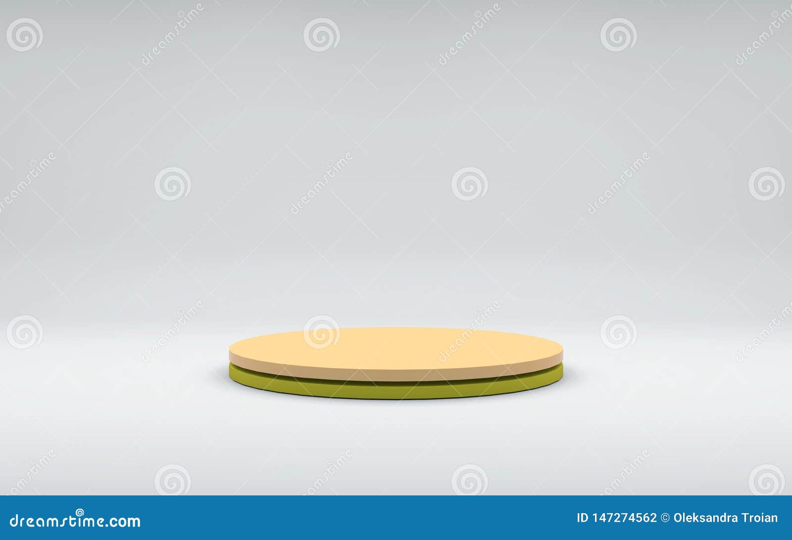 Minimalistic Showcase with Empty Space. Design for Product Presentation ...