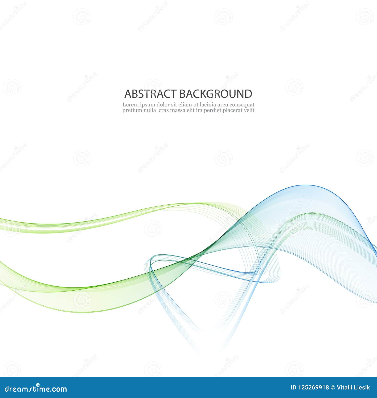 Minimalistic Soft Light Abstract Swoosh Wave Border Layout. Vector ...